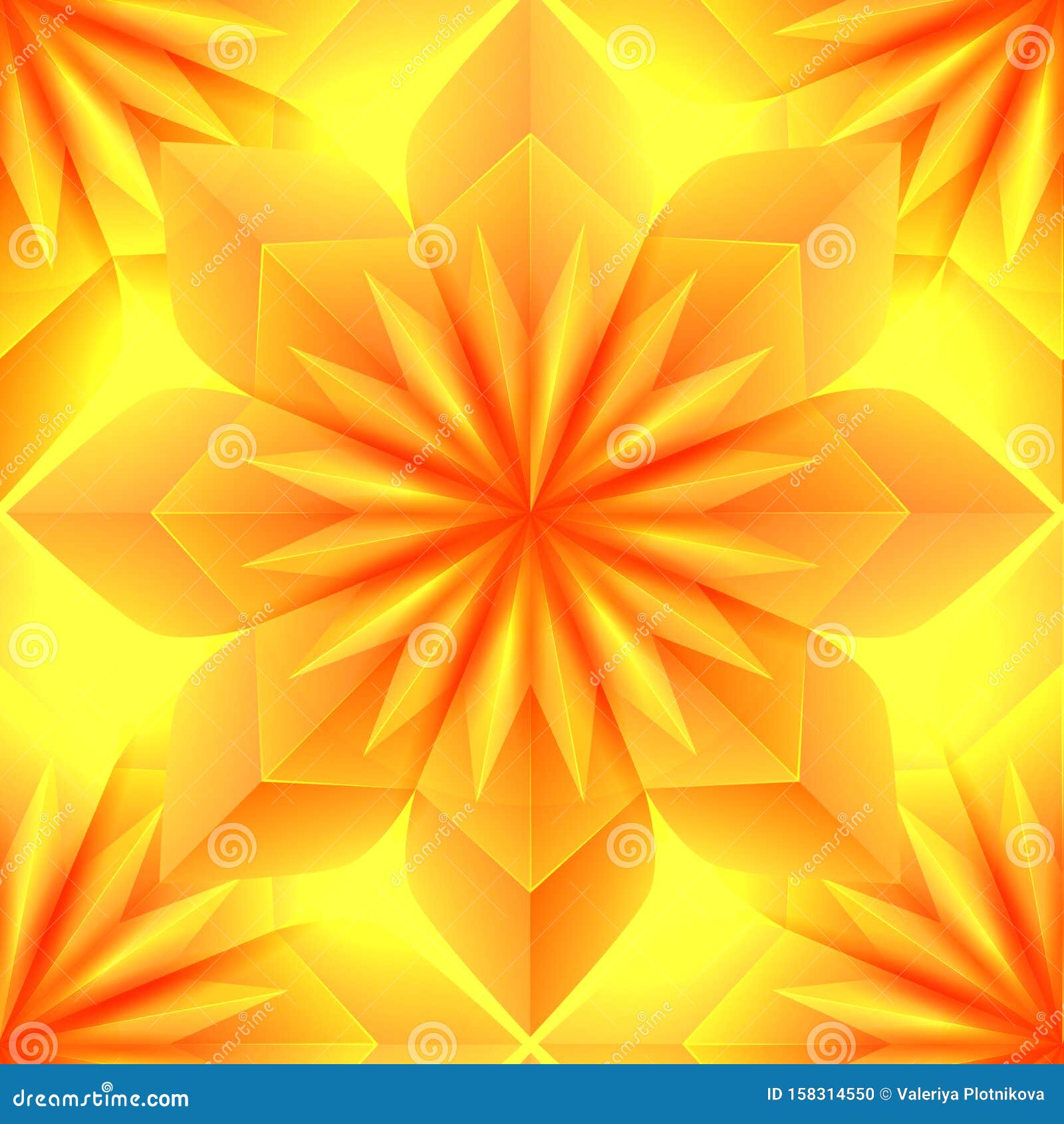 Autumn Seamless Paper Origami Leaves Texture. Warm 3d Backdrop Stock ...