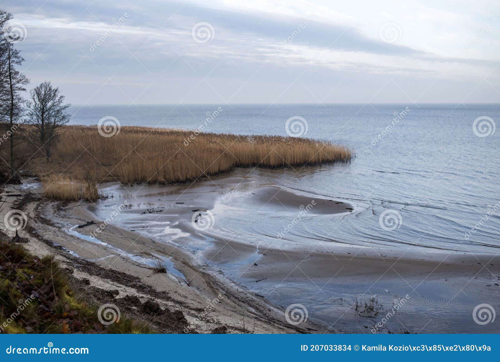 Autumn Seaside Landscape. Autumn Seaside Landscape Stock Photo - Image ...