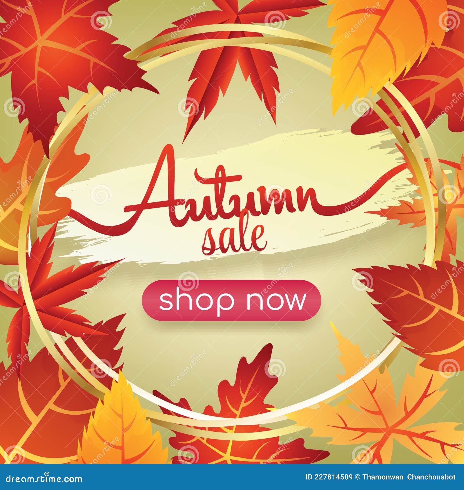 Autumn Season Art Vector Stock Vector Illustration Of Banner 227814509