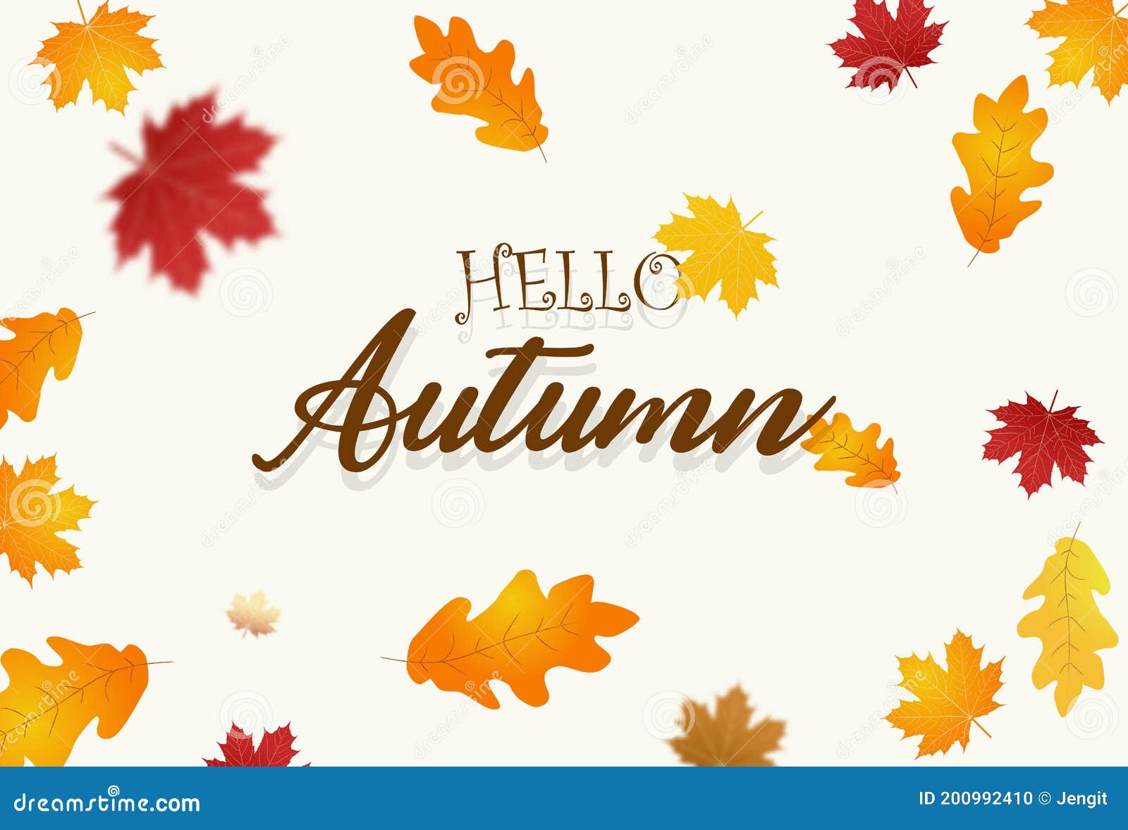 Autumn season background stock vector. Illustration of abstract - 200992410