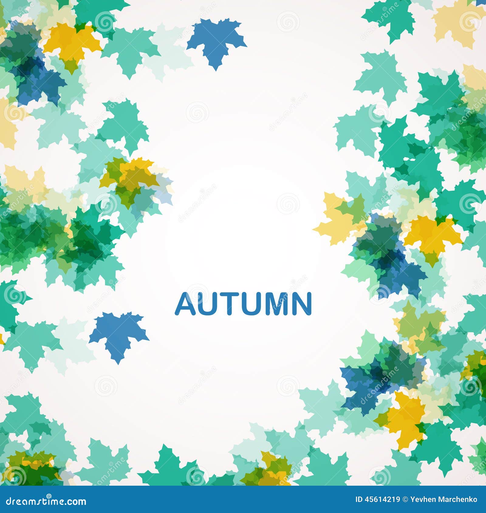 Autumn seasonal background stock vector. Illustration of ecology - 45614219
