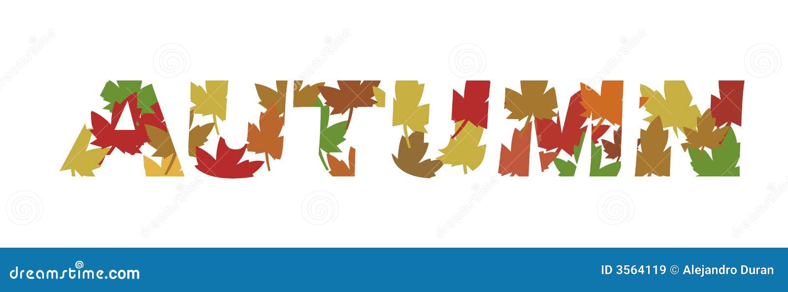 Autumn signs stock illustration. Illustration of clip - 3564119