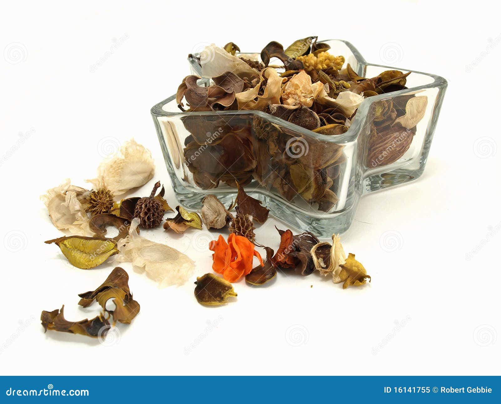 Autumn Star Potpourri stock image. Image of star, glass - 16141755