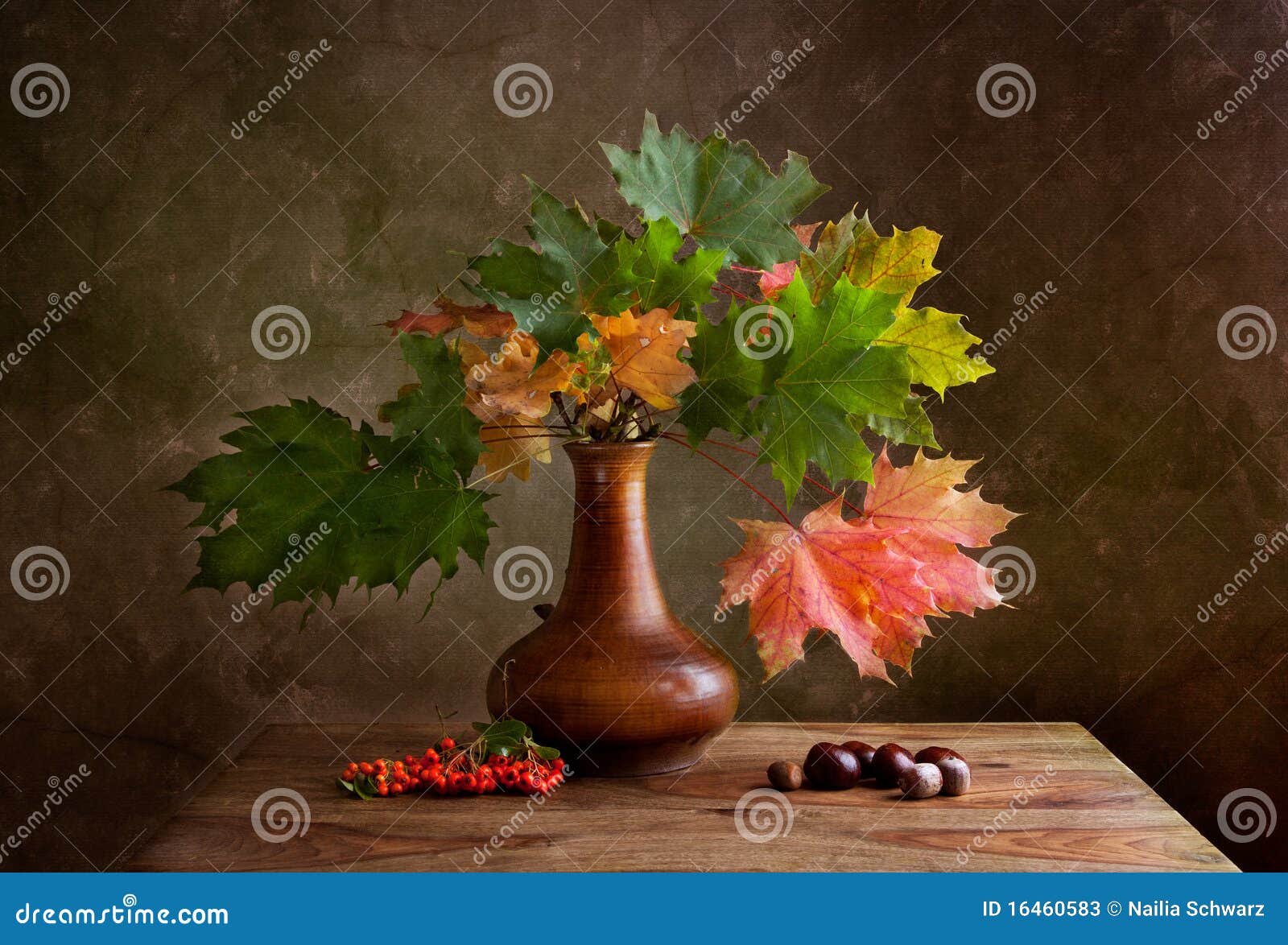 Autumn Still Life stock image. Image of retro, berry - 16460583