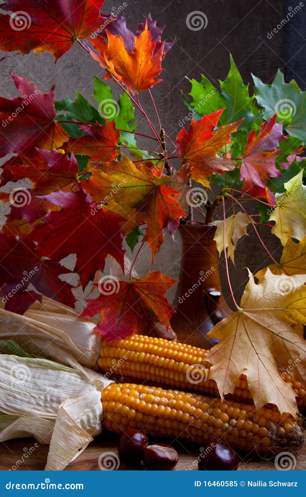 Autumn Still Life stock image. Image of autumn, vase - 16460585