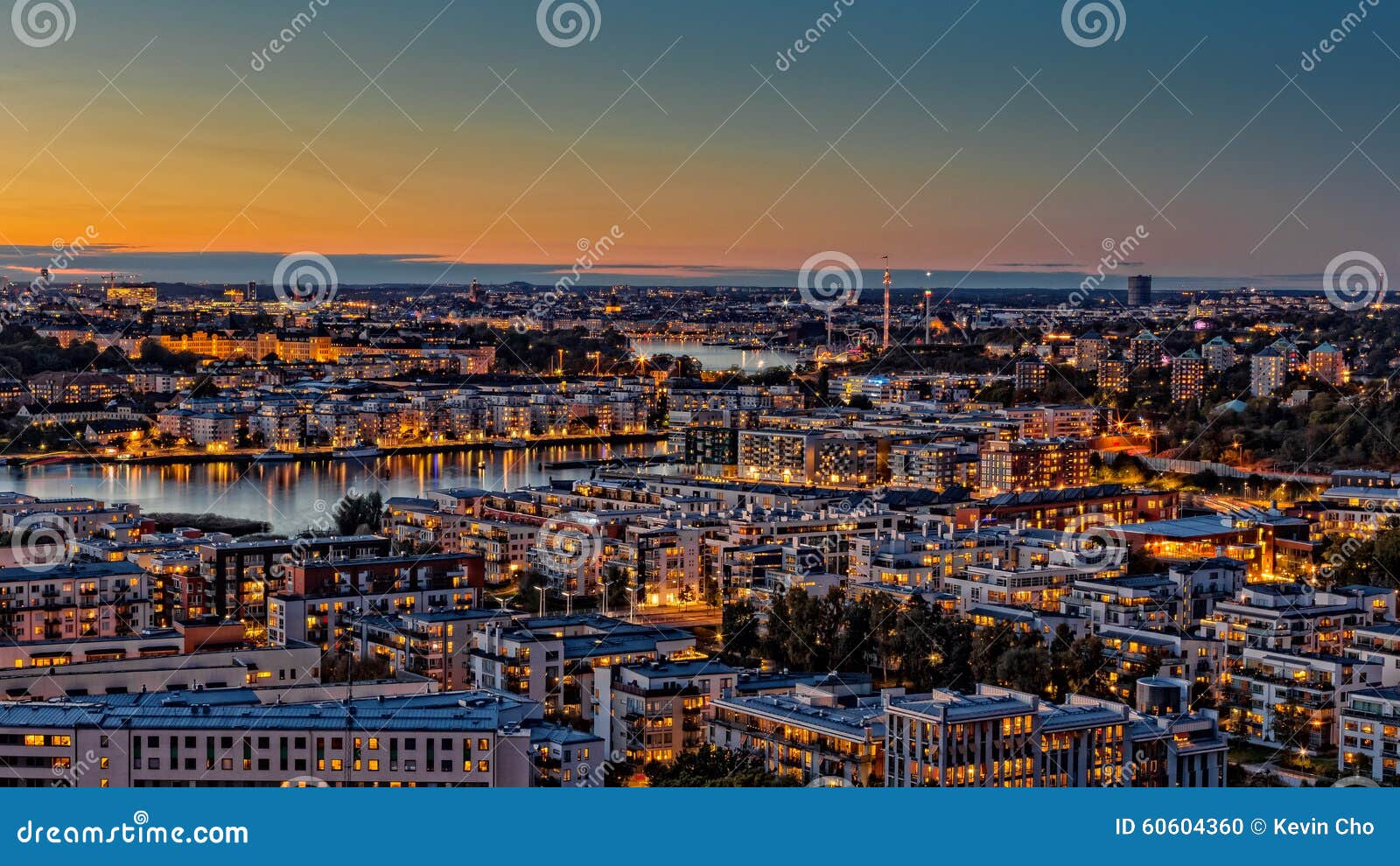 Autumn Sunset, Stockholm stock photo. Image of stockholm - 60604360