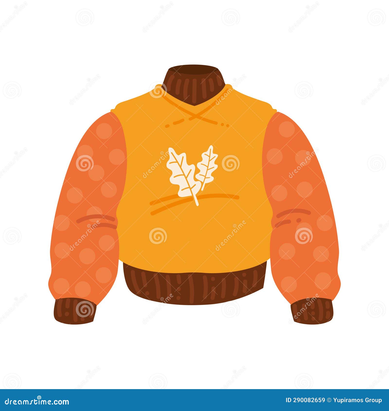 Autumn sweater design stock illustration. Illustration of winter ...