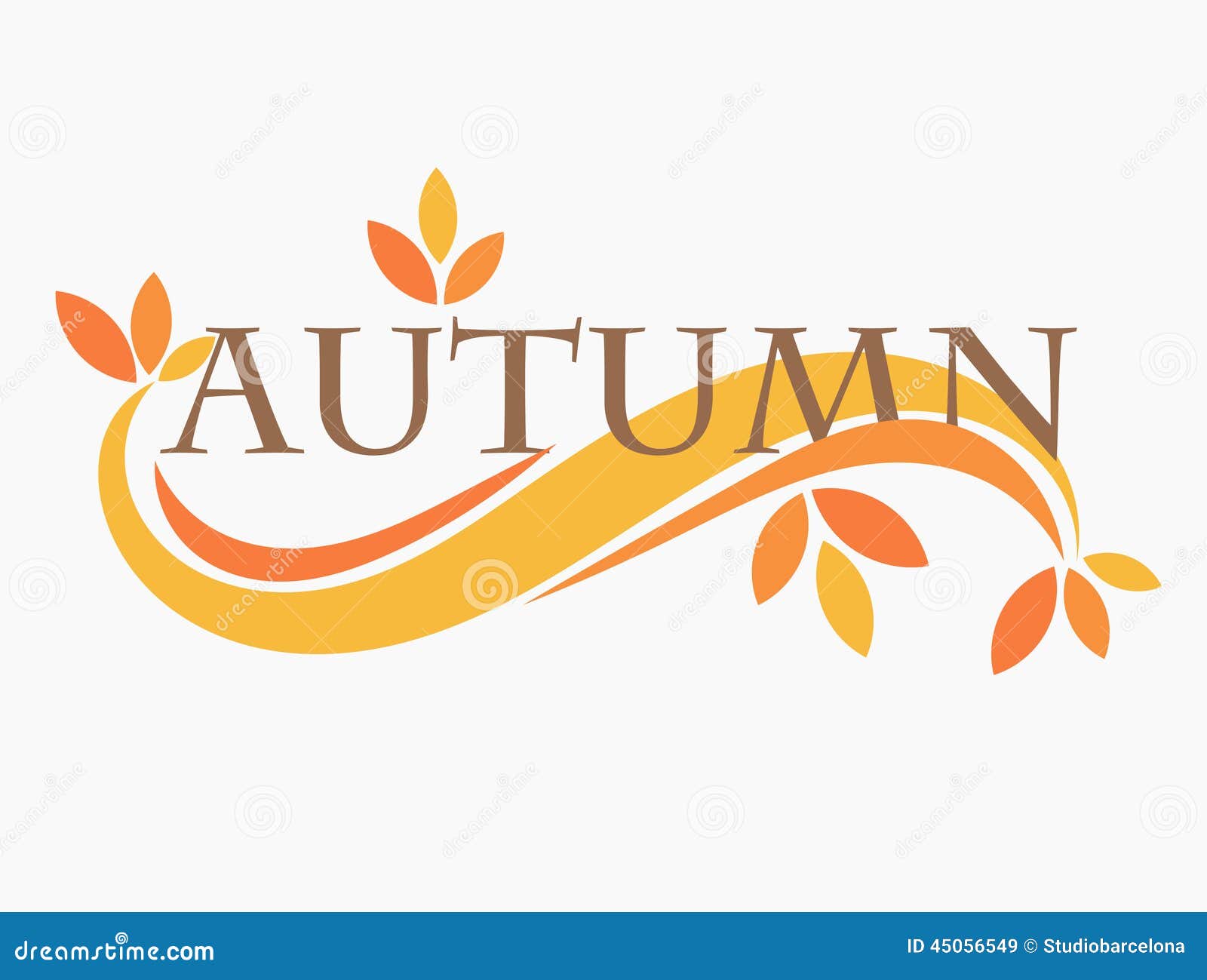 Autumn stock vector. Illustration of symbol, seasonal - 45056549