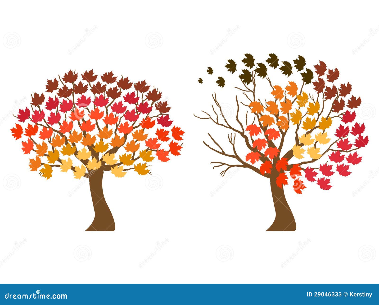 Autumn symbols stock illustration. Illustration of color - 29046333