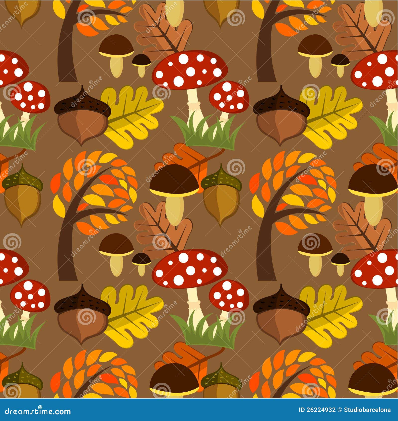 Autumn texture stock vector. Illustration of season, natural - 26224932