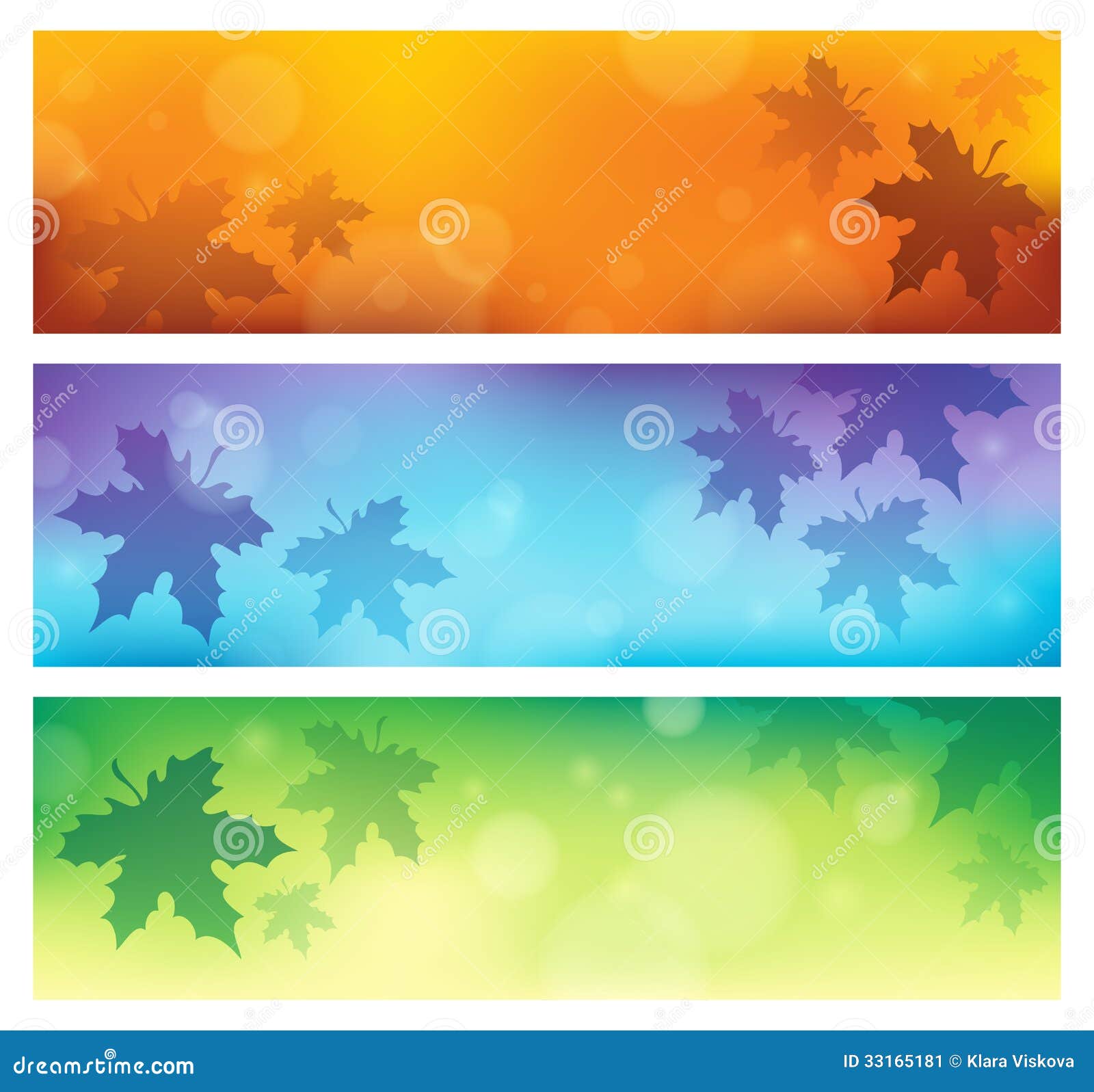 Autumn theme banners 1 stock vector. Illustration of conceptual - 33165181