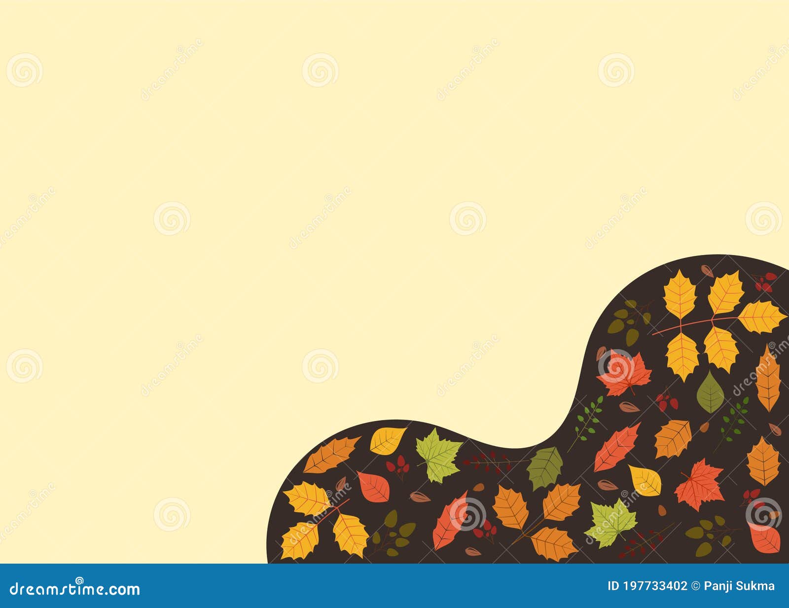 Autumn background stock illustration. Illustration of fuchsia - 197733402