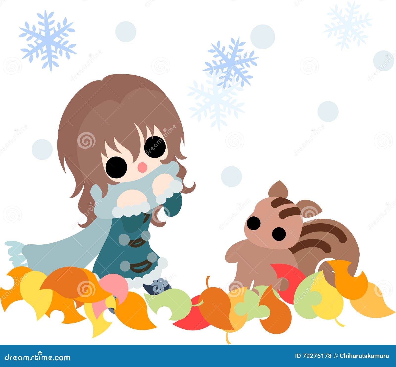 An autumn time stock vector. Illustration of graphic - 79276178