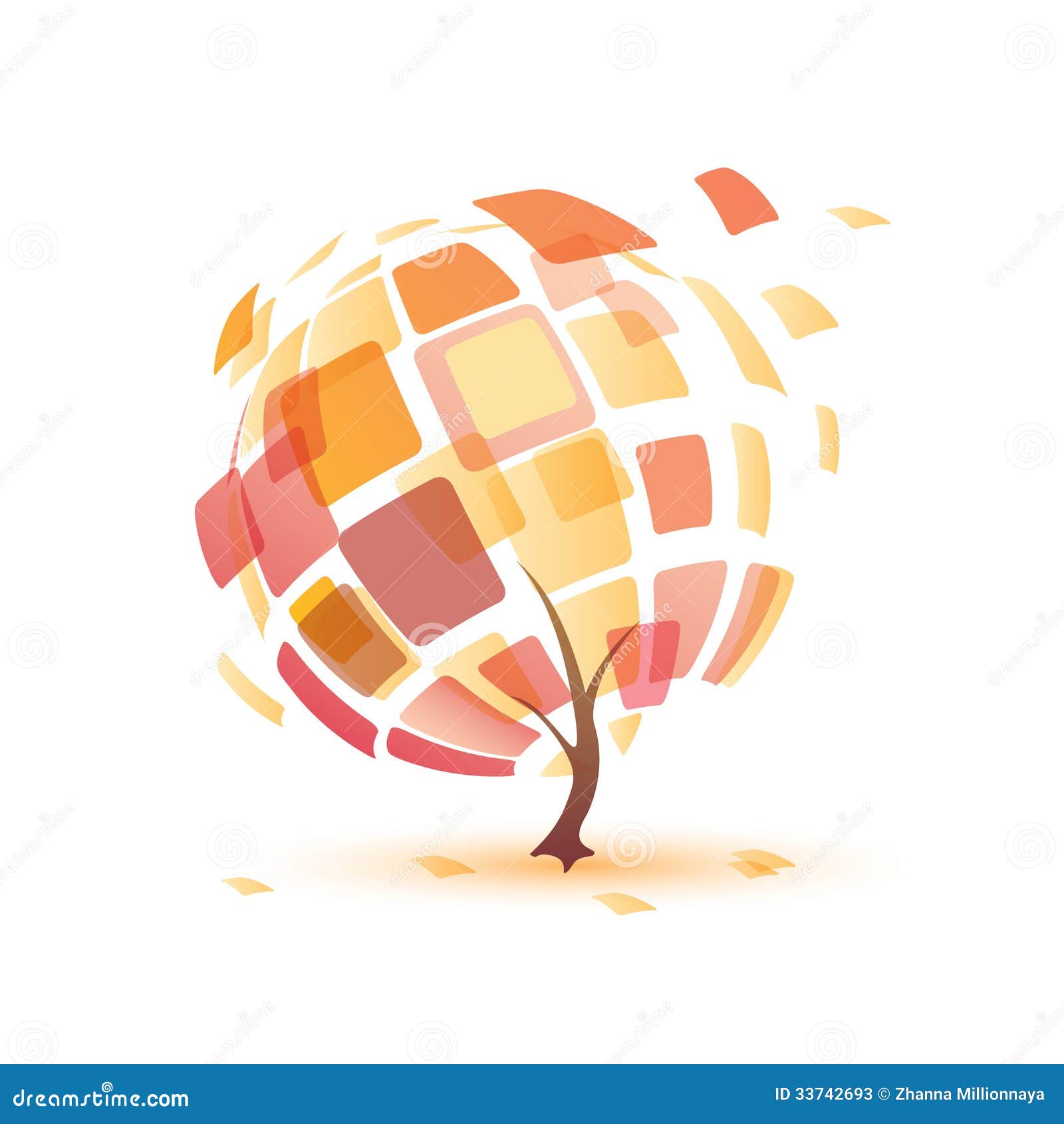 Autumn tree stock vector. Illustration of environment - 33742693