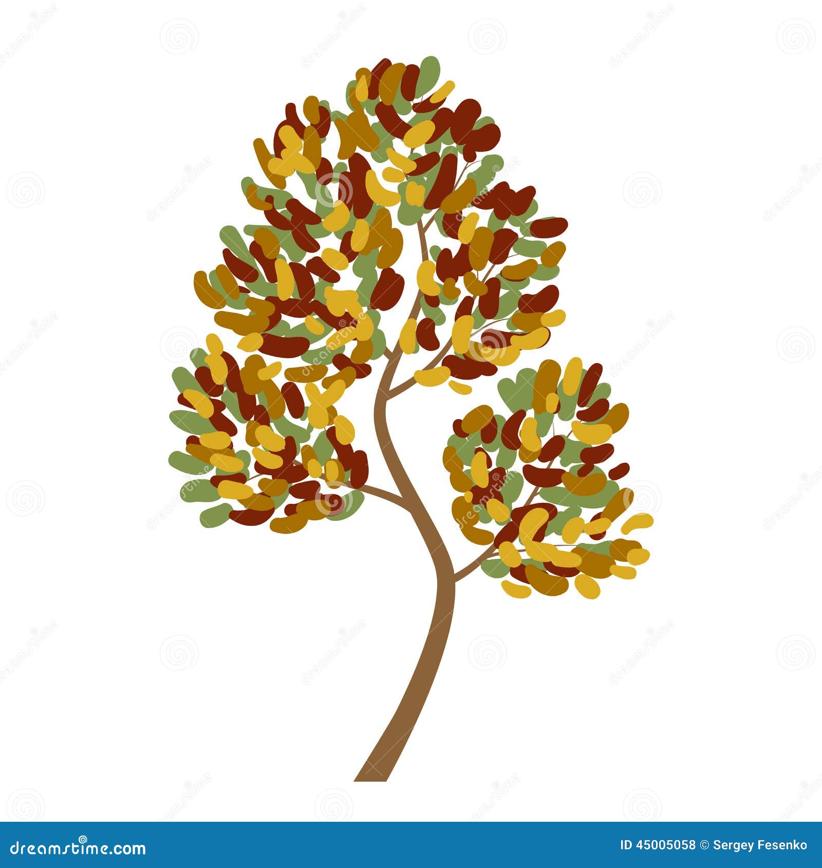 Autumn tree stock vector. Illustration of decoration - 45005058 Autumn tree stock vector. Illustration of decoration - 45005058
