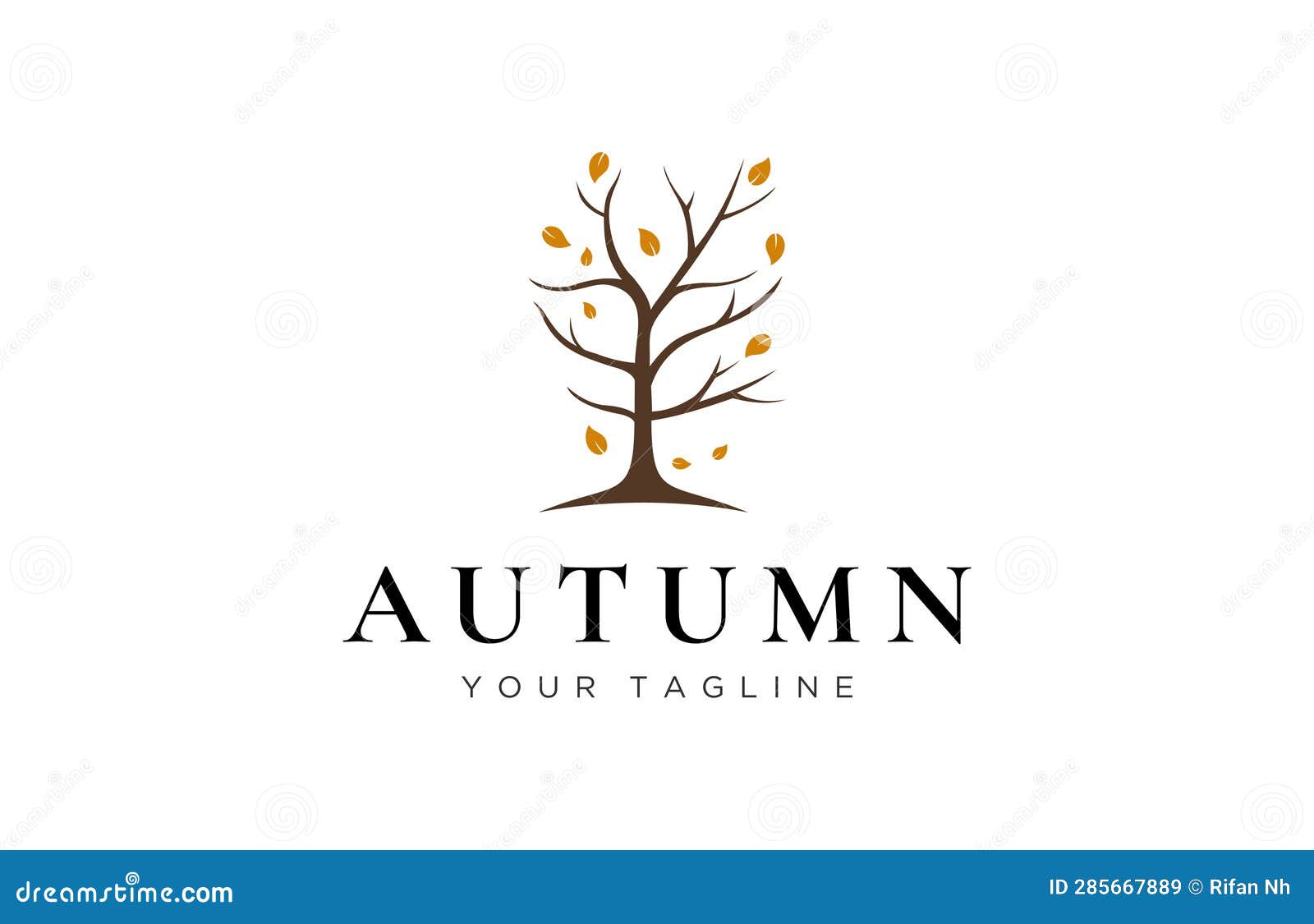 Autumn Tree Logo Design Vector . Tree Logo Illustration Vector Stock ...