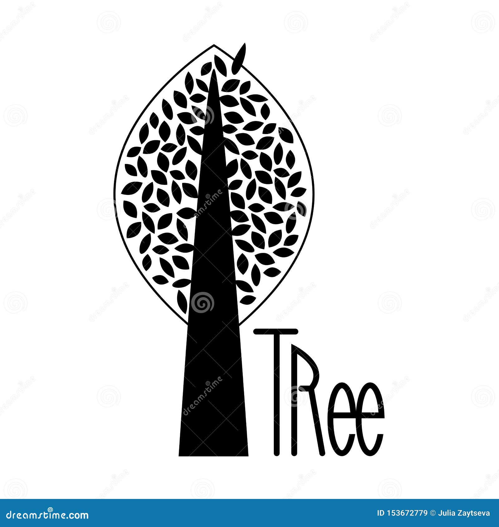 Autumn Tree Logo Isolated on White Stock Illustration - Illustration of ...