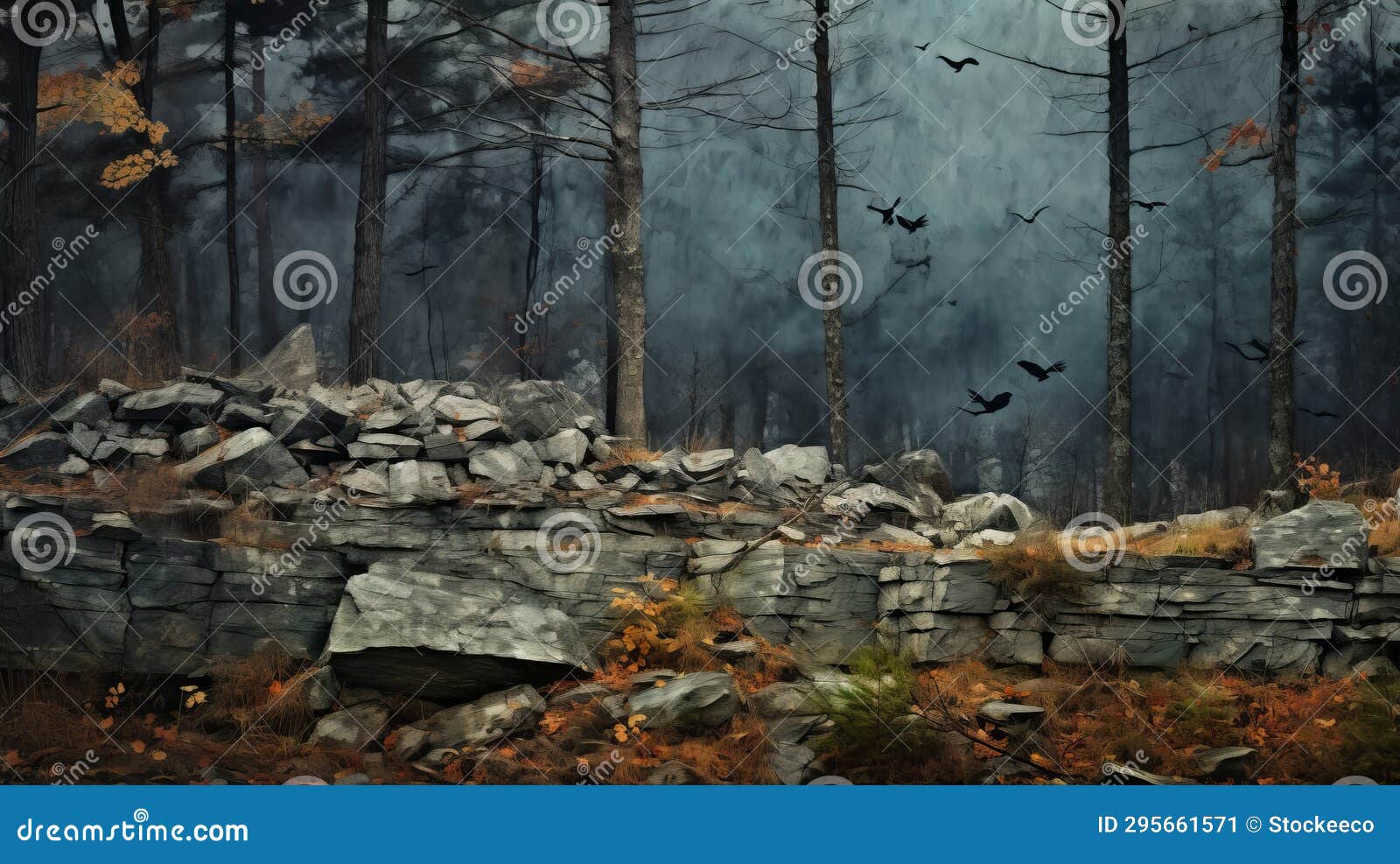 Autumn Vampire Forest with Crows - Photo-realistic Desktop Wallpaper ...