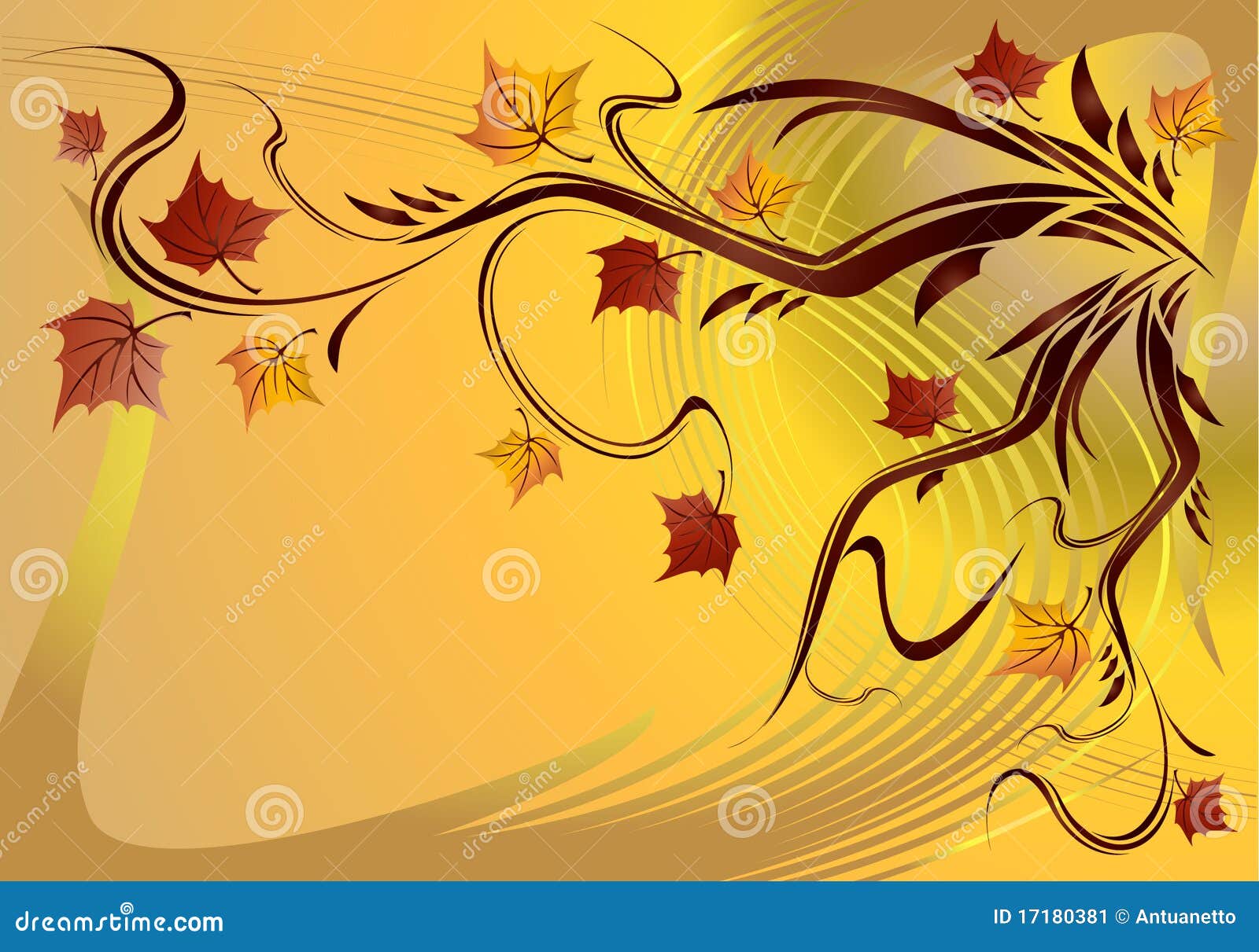 Autumn. vector stock vector. Illustration of design, fall - 17180381