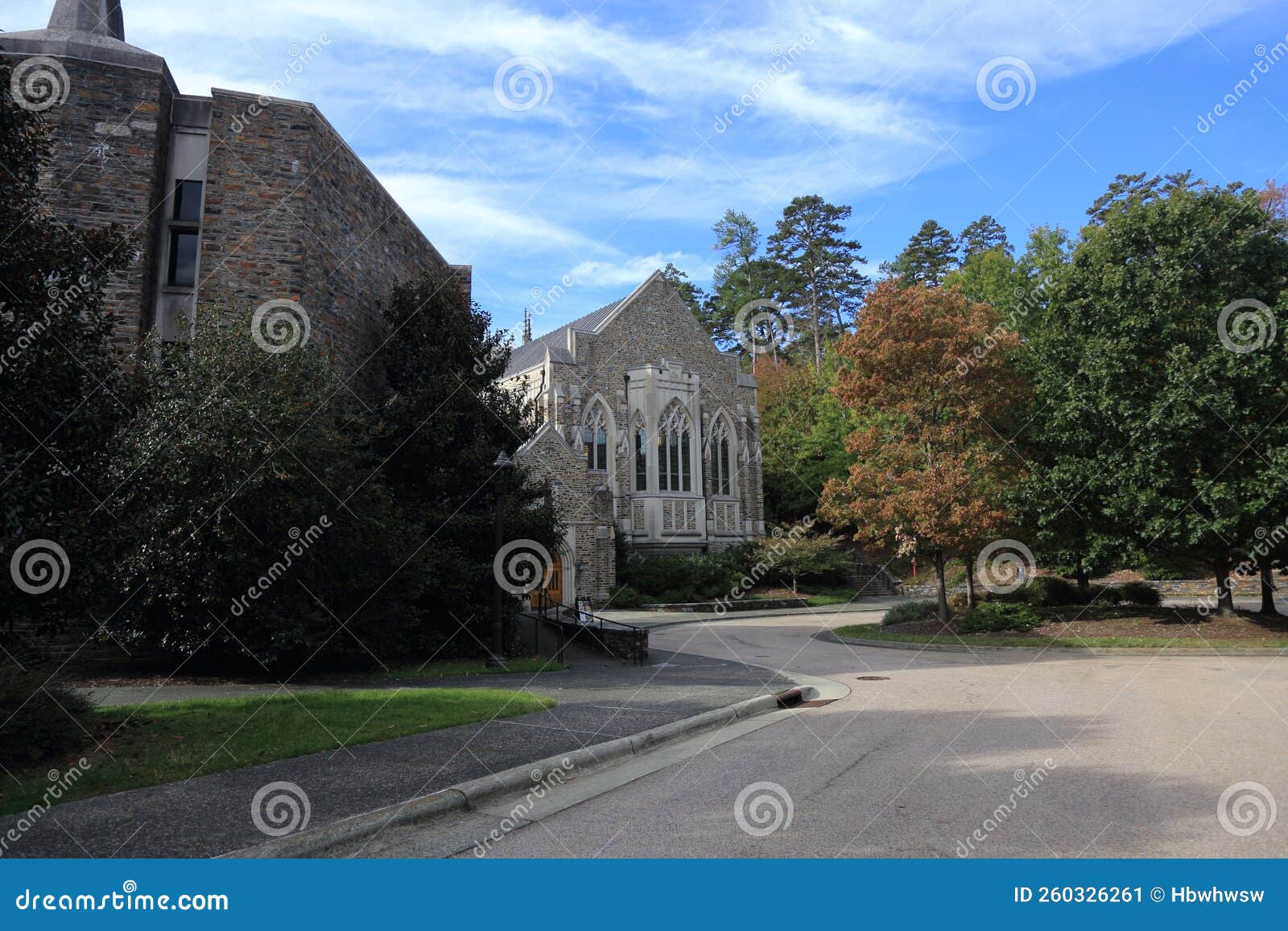 Duke University Campus Scenery Editorial Photo - Image of basilica ...