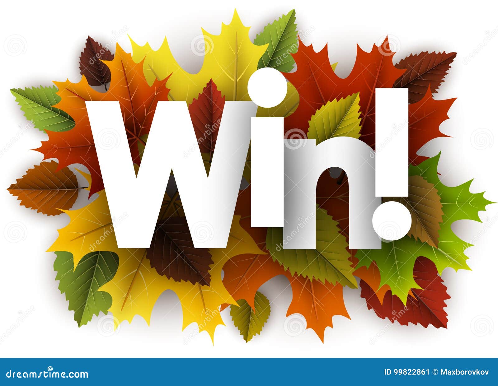 Autumn Win Background with Leaves. Stock Vector - Illustration of fall ...