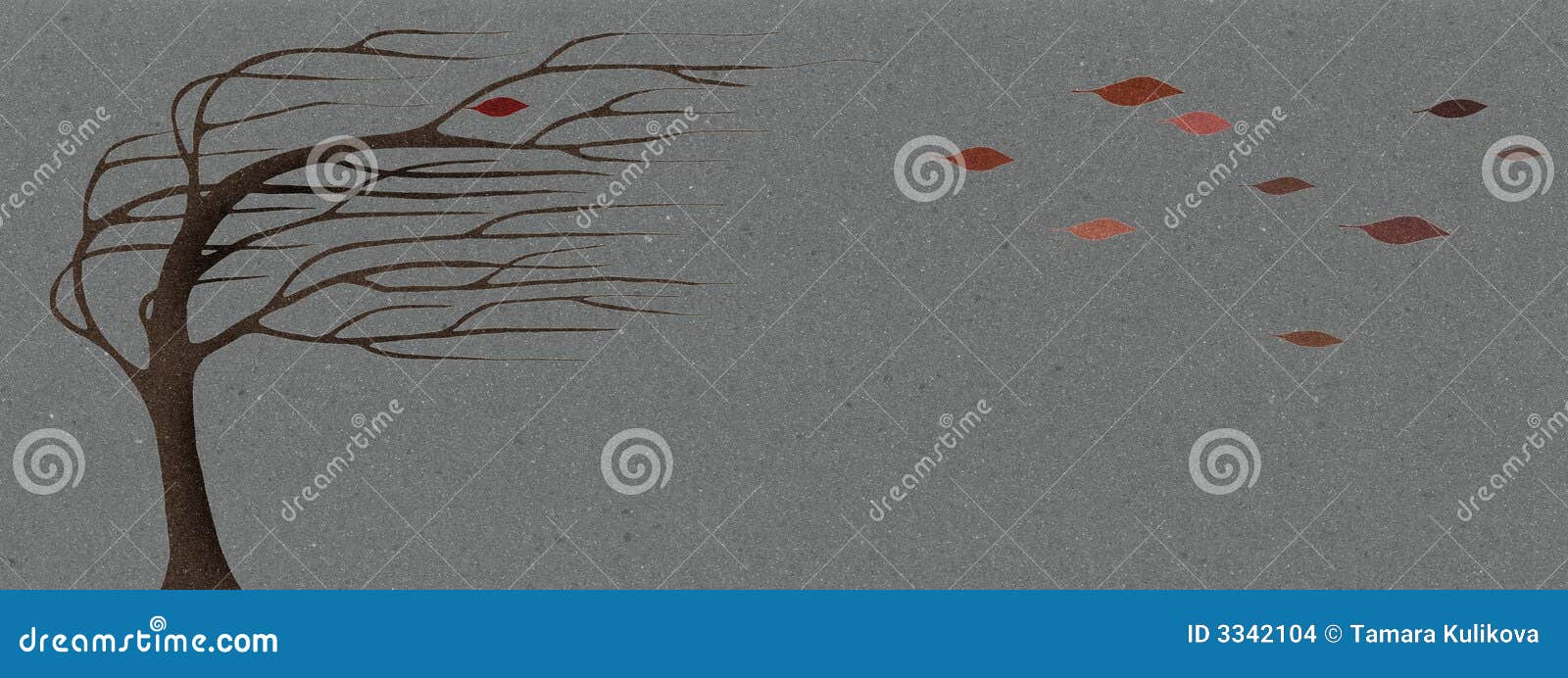 Autumn wind stock illustration. Illustration of nature - 3342104