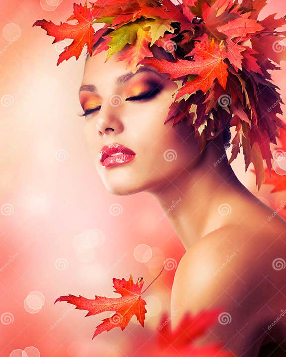 Autumn Woman stock image. Image of fashion, color, autumnal - 21743091