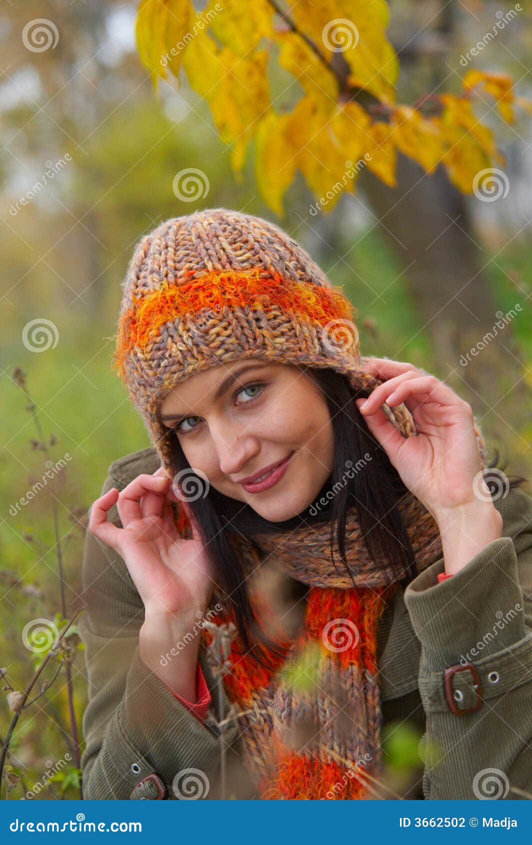 Autumn woman stock photo. Image of people, woman, fall - 3662502