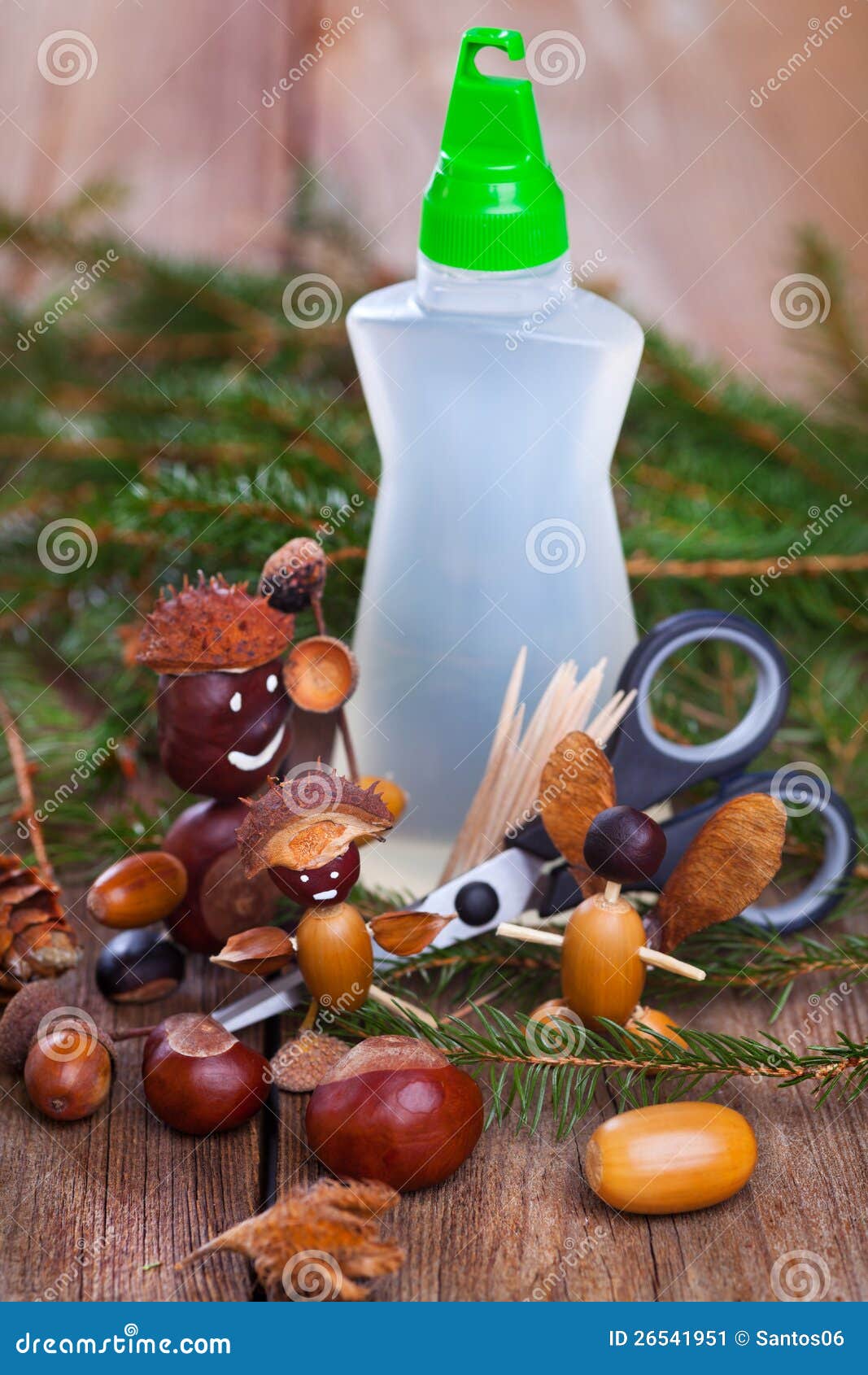 Autumnal handicraft work stock image. Image of figure - 26541951