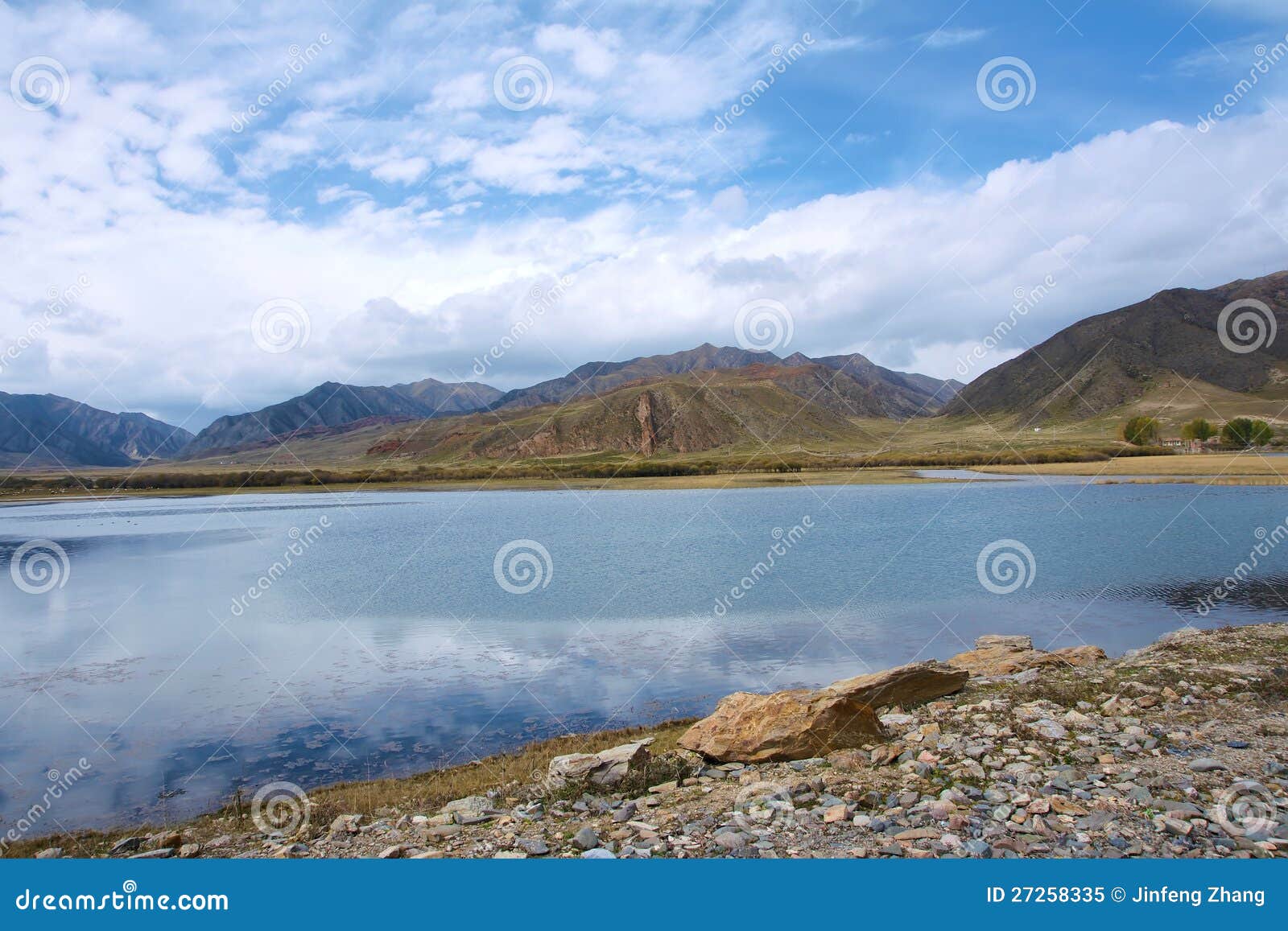 Autumnal highland scenery stock image. Image of water - 27258335