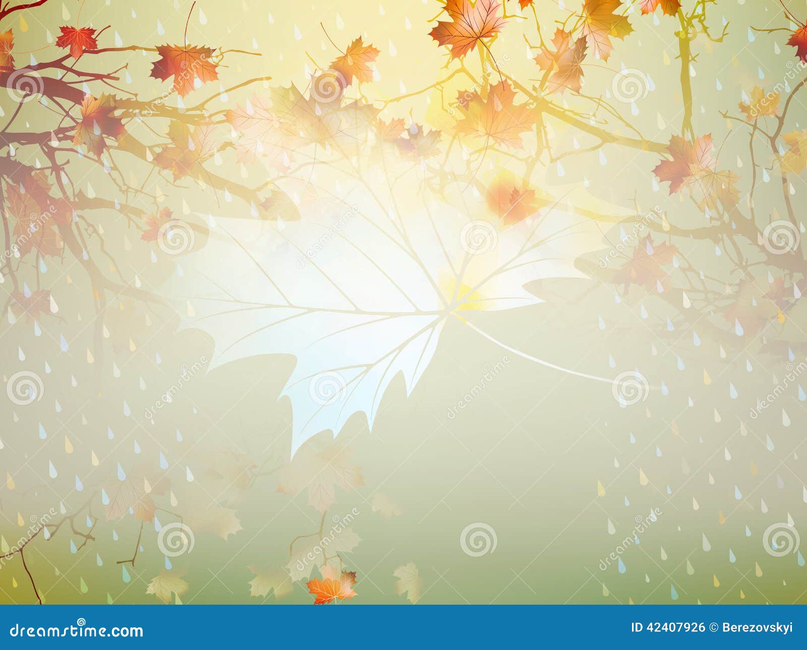 Autumnal Maple Leaf Made of Triangles. EPS 10 Stock Vector ...