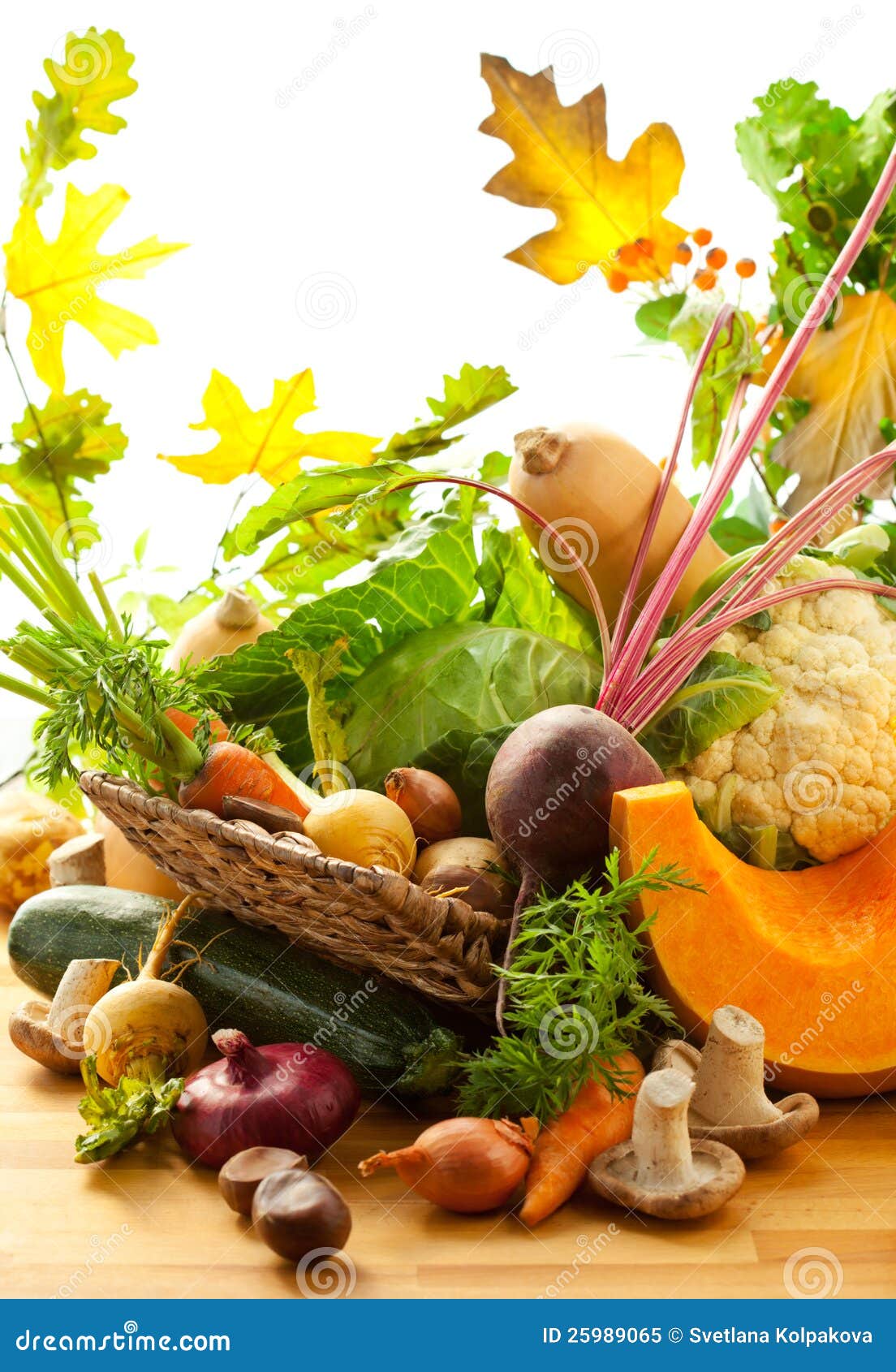 Autumnal vegetables stock image. Image of cauliflower - 25989065