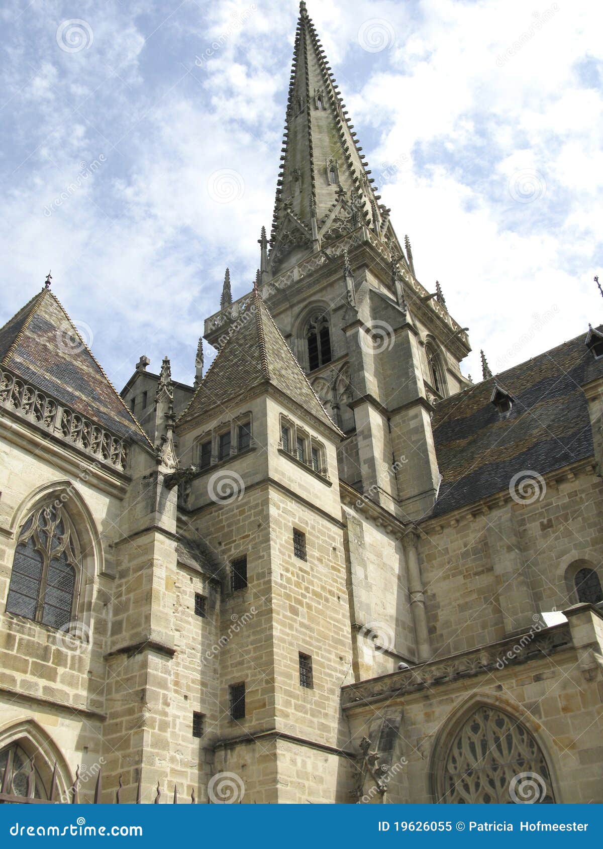 Autun Cathedral stock image. Image of romanesque, tourism - 19626055