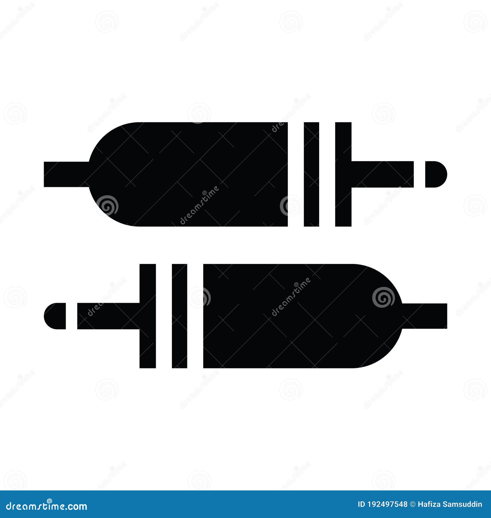 Aux Cable Icon. Vector Illustration Decorative Design Stock Vector ...