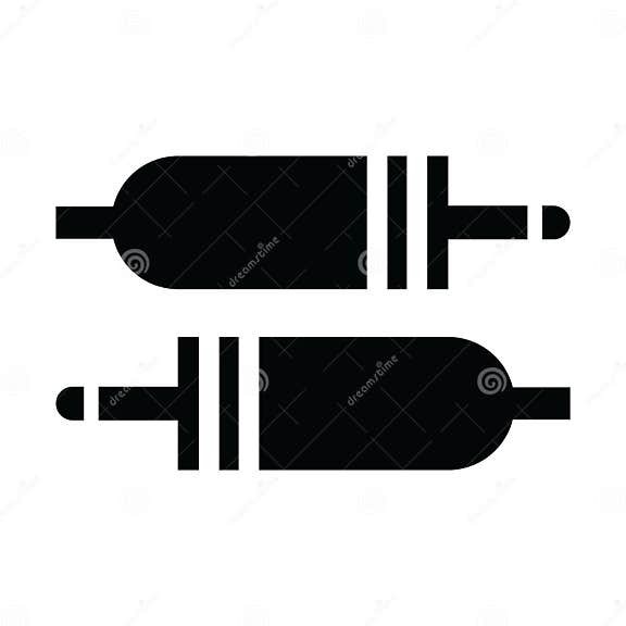 Aux Cable Icon. Vector Illustration Decorative Design Stock Vector ...