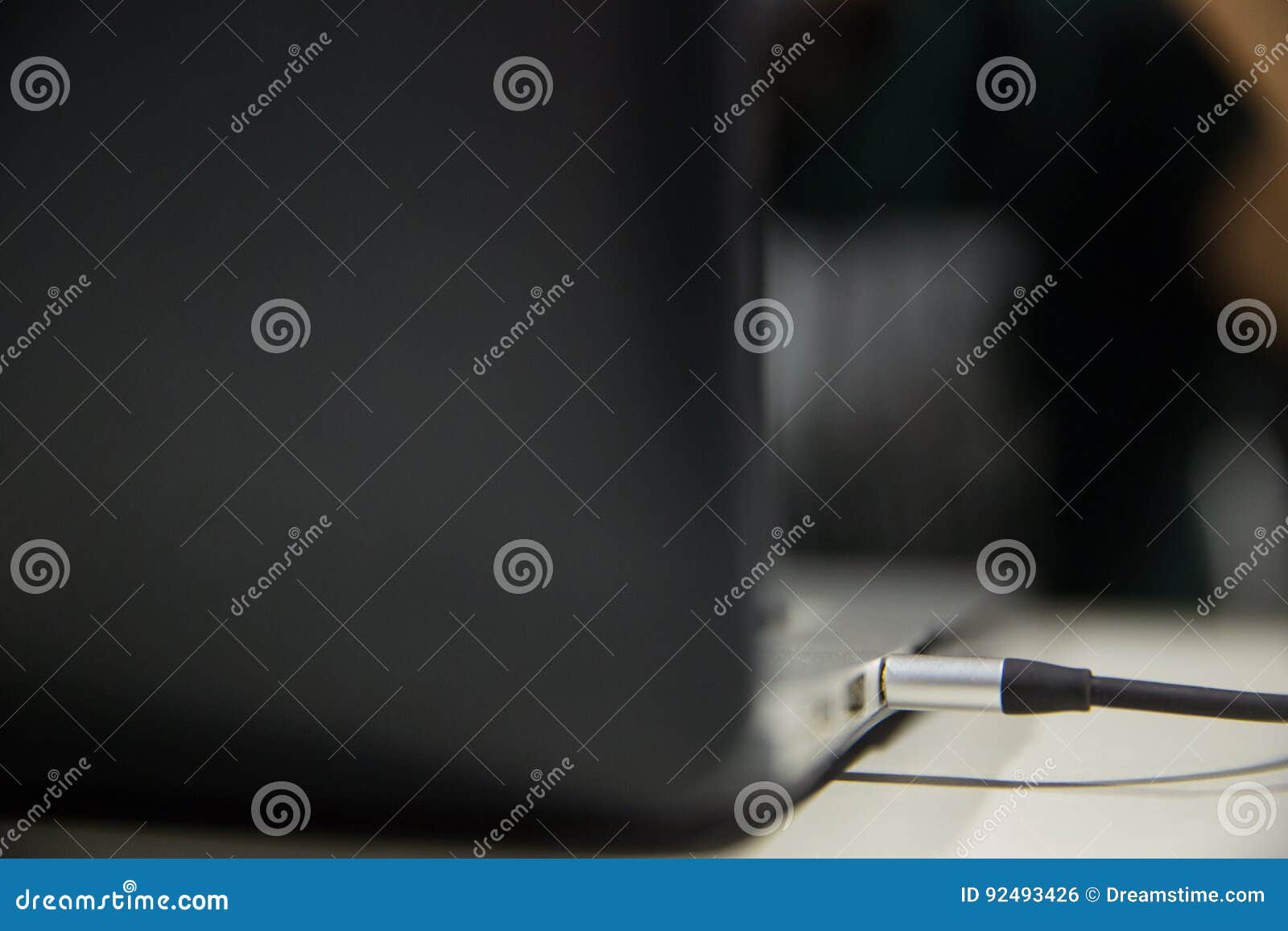 Aux Port in Computer stock photo. Image of auxiliary - 92493426