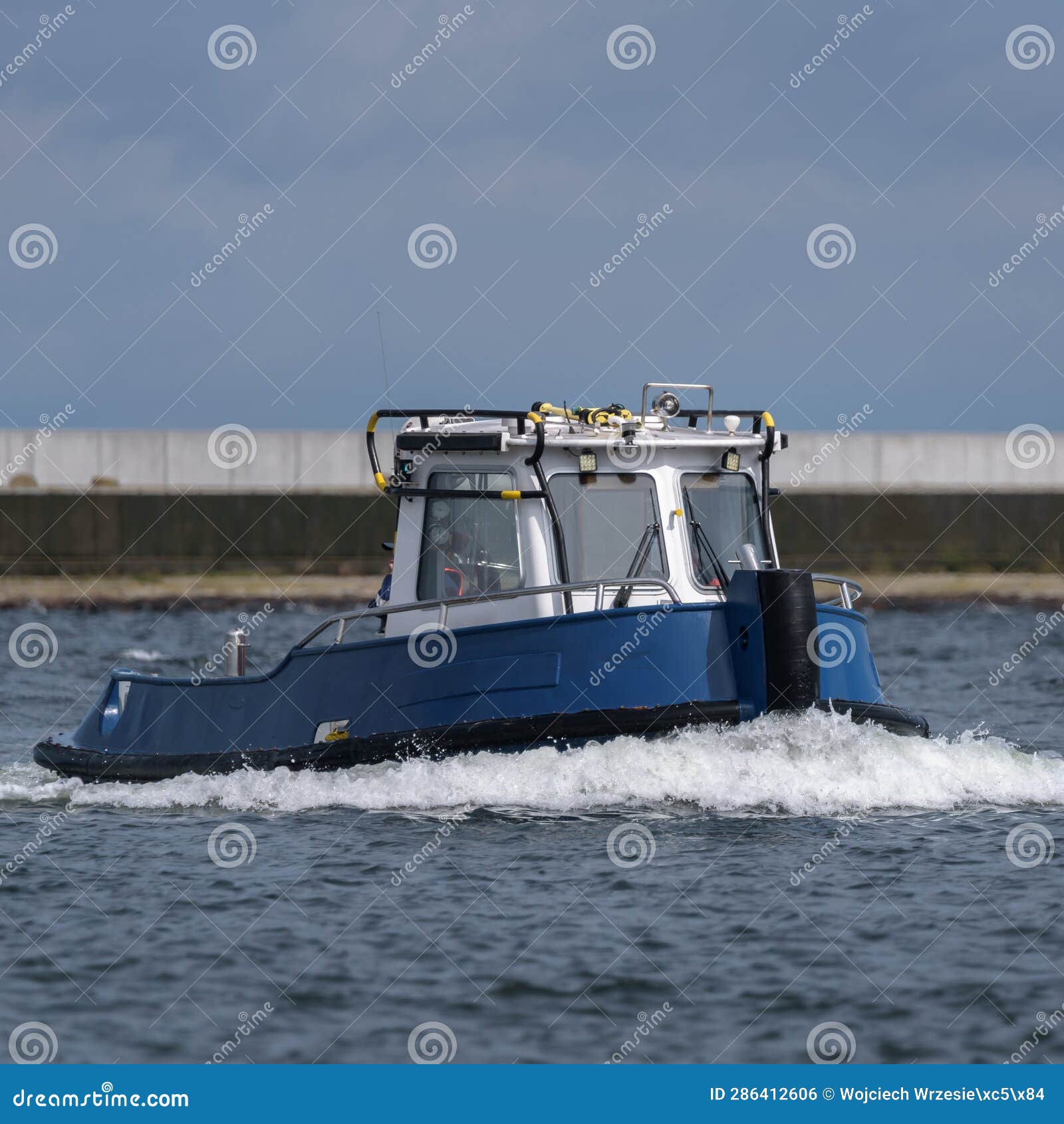 AUXILIARY BOAT stock photo. Image of transport, sailing - 286412606