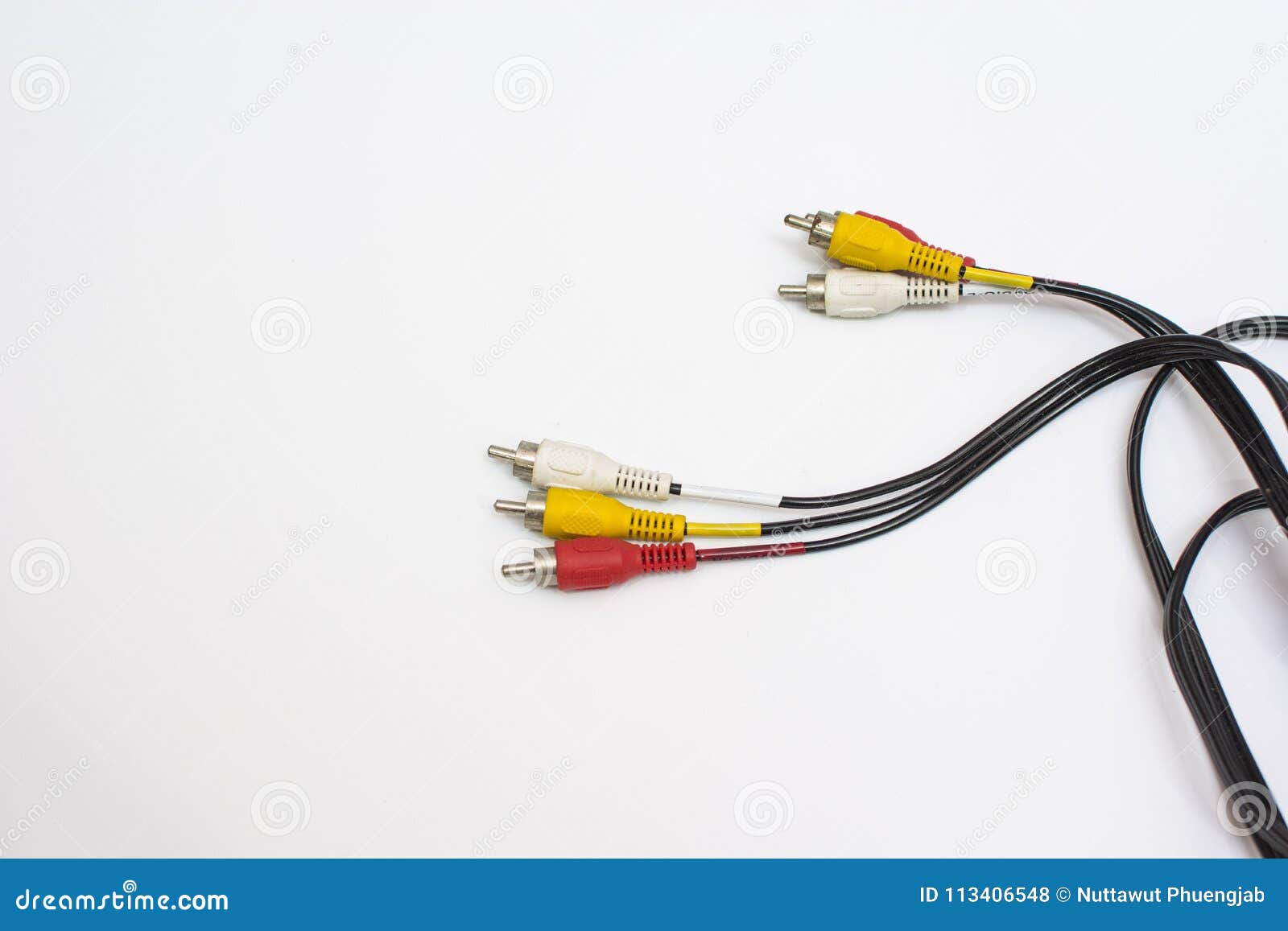 AV Cable stock photo. Image of macro, gray, electric - 113406548