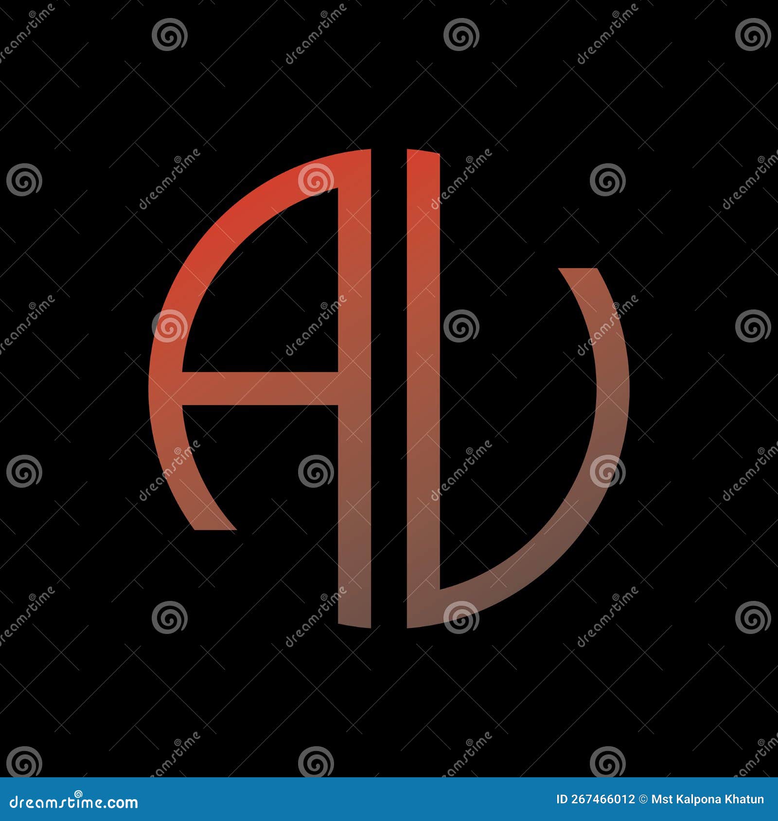 AV Company Logo with Circle Used Stock Vector - Illustration of label ...