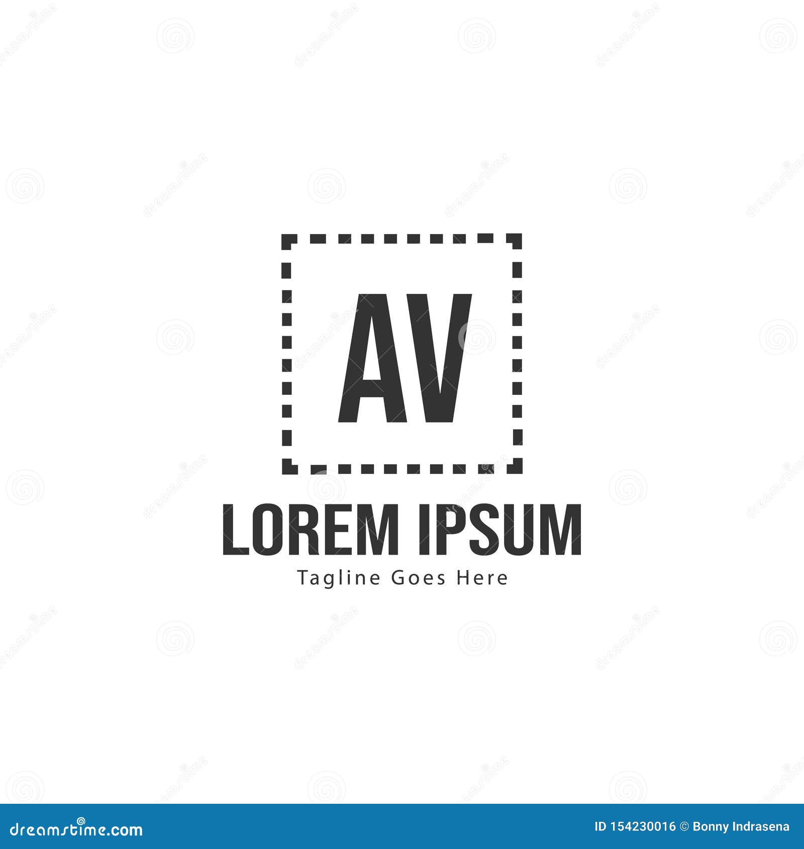 AV Letter Logo Design. Creative Modern AV Letters Icon Illustration ...