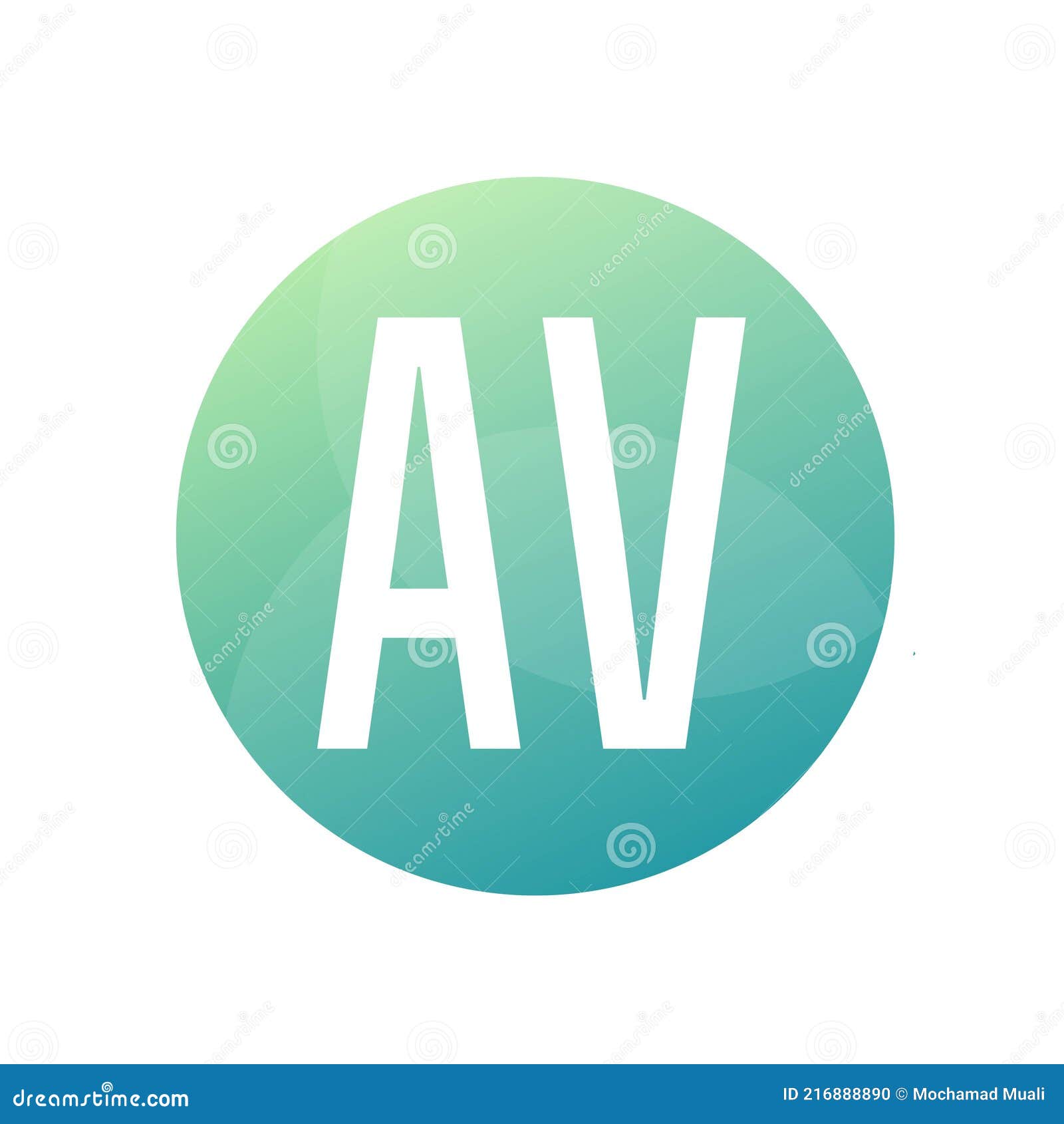 AV Letter Logo Design with Simple Style Stock Vector - Illustration of ...