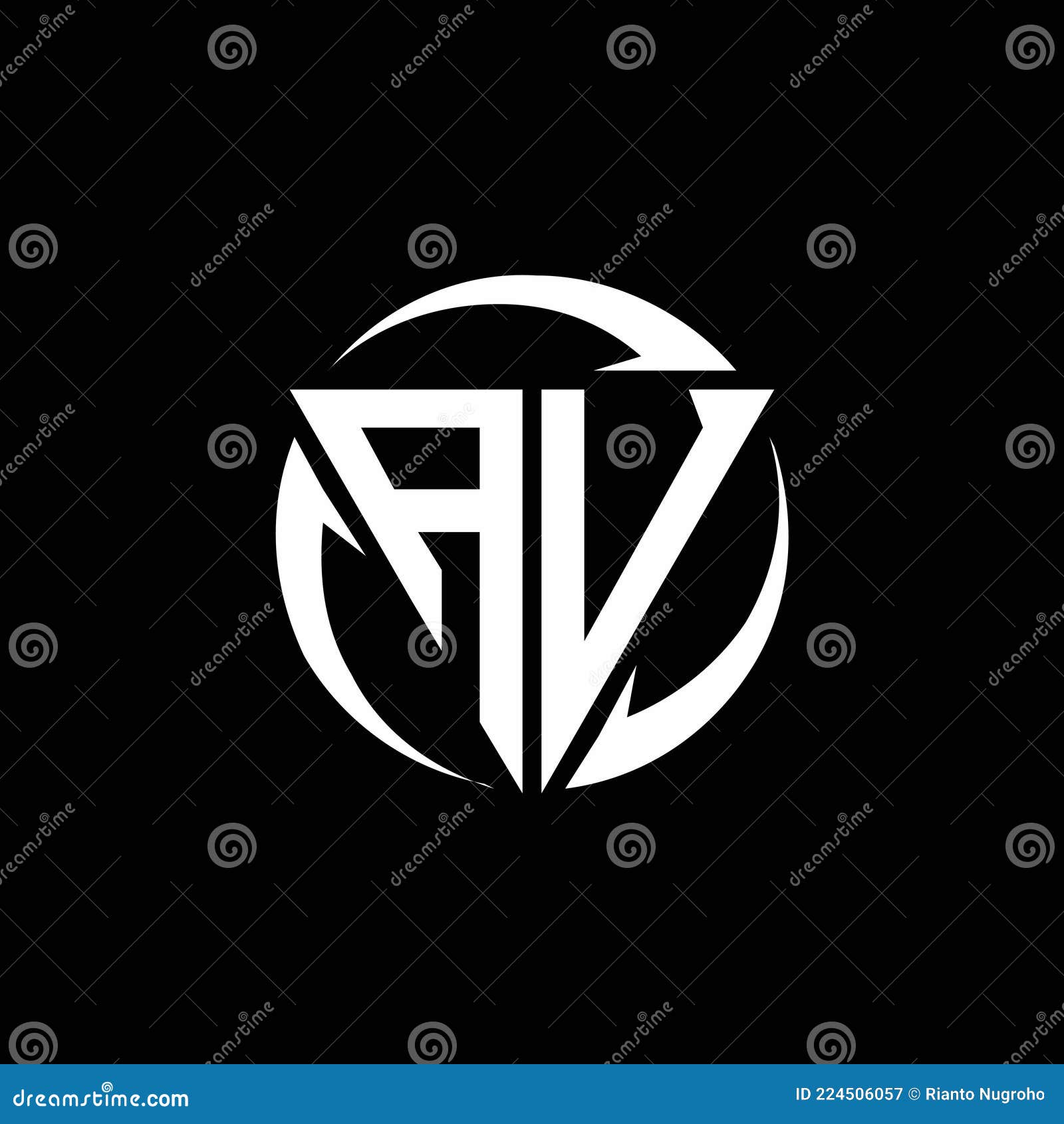 AV Logo Monogram Design Template Stock Vector - Illustration of ...