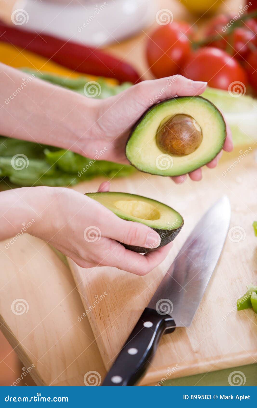 Avacado Halves stock image. Image of human, female, chef - 899583