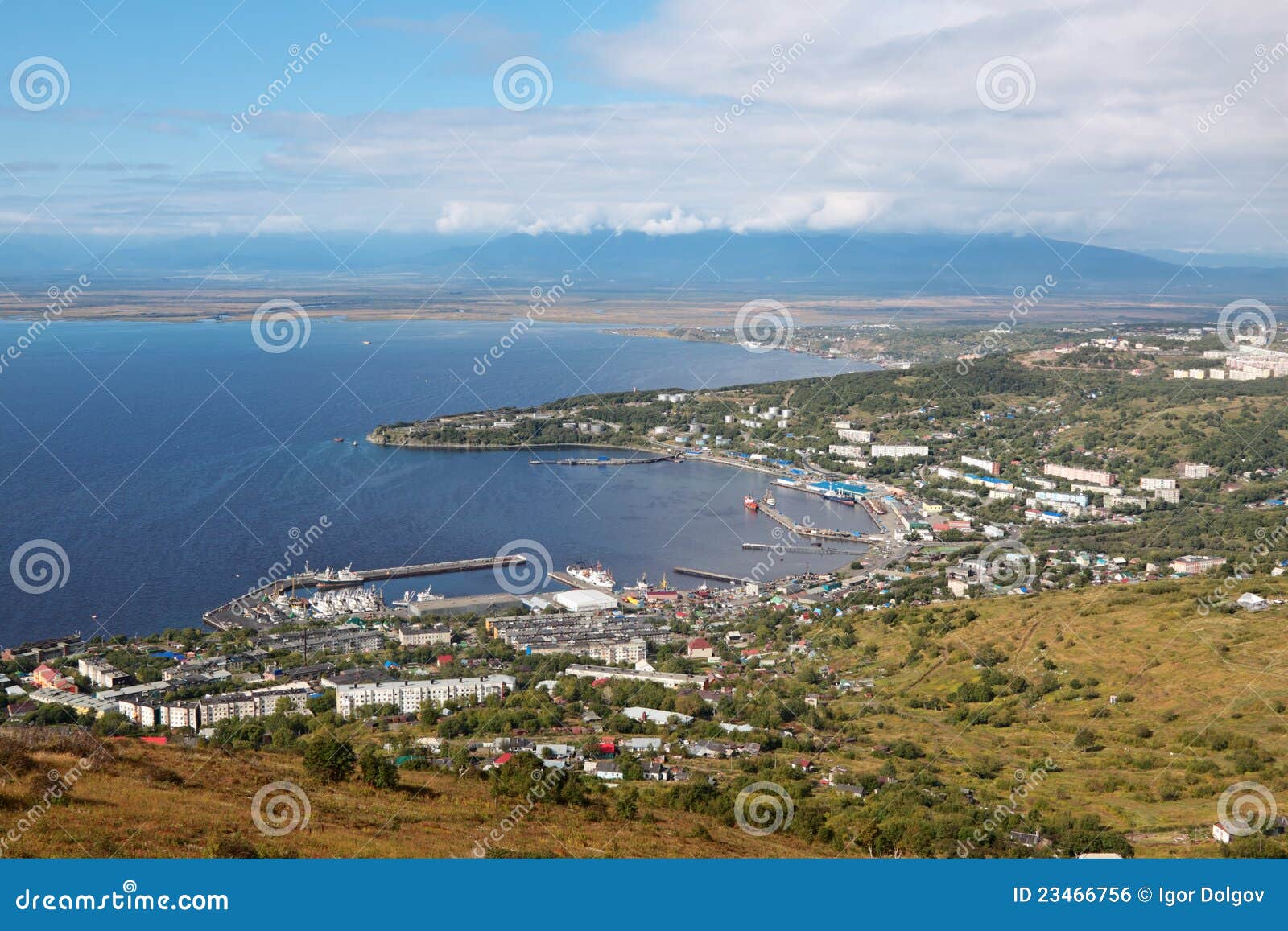 Avacha Bay stock photo. Image of harbour, summer, sunny - 23466756
