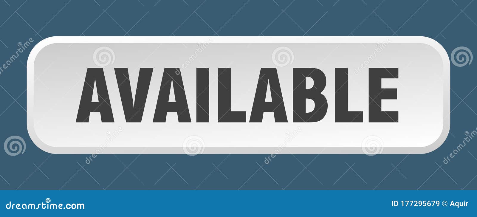Available Button. Available Square 3d Push Button Stock Vector ...