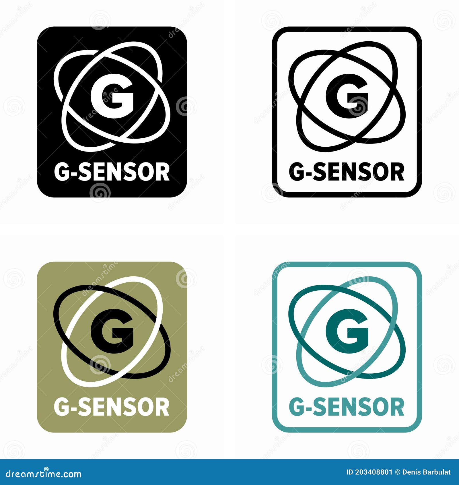 G-Sensor, Camera Motion Detection Function Stock Vector - Illustration ...