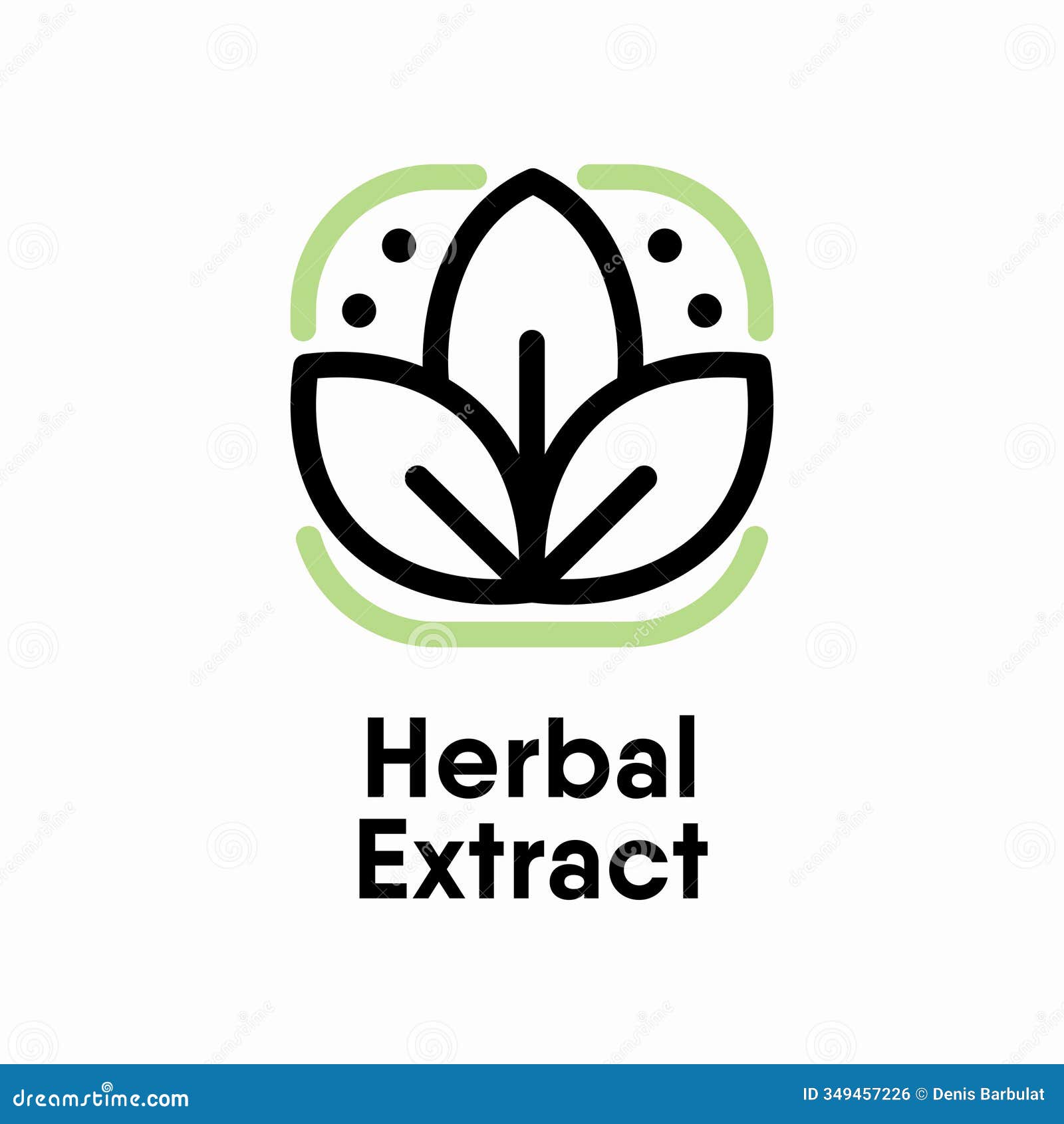 Herbal Extract Information Sign Stock Vector - Illustration of herbal ...