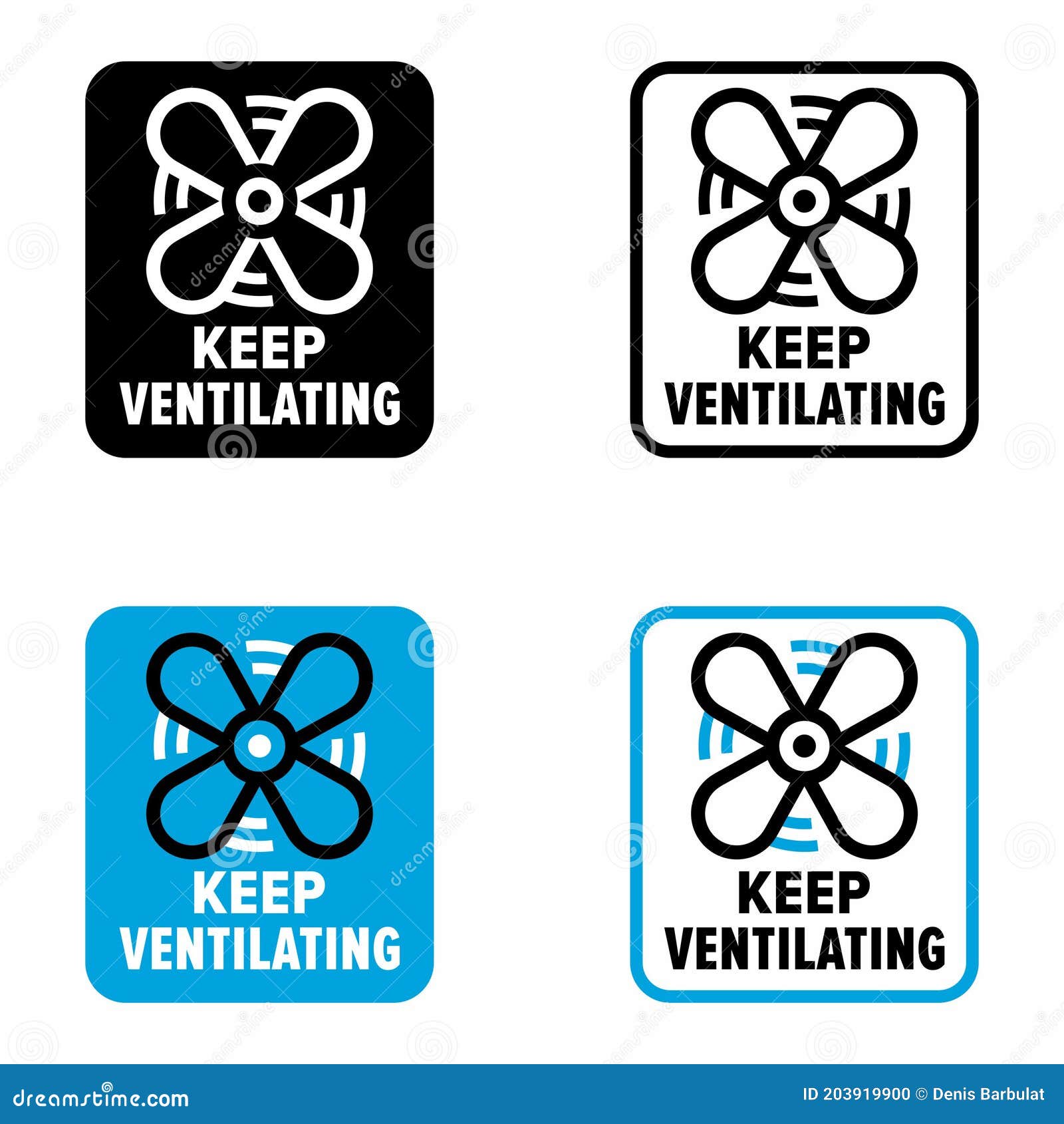 `Keep Ventilating` Indoor Cooling System Information System Stock ...