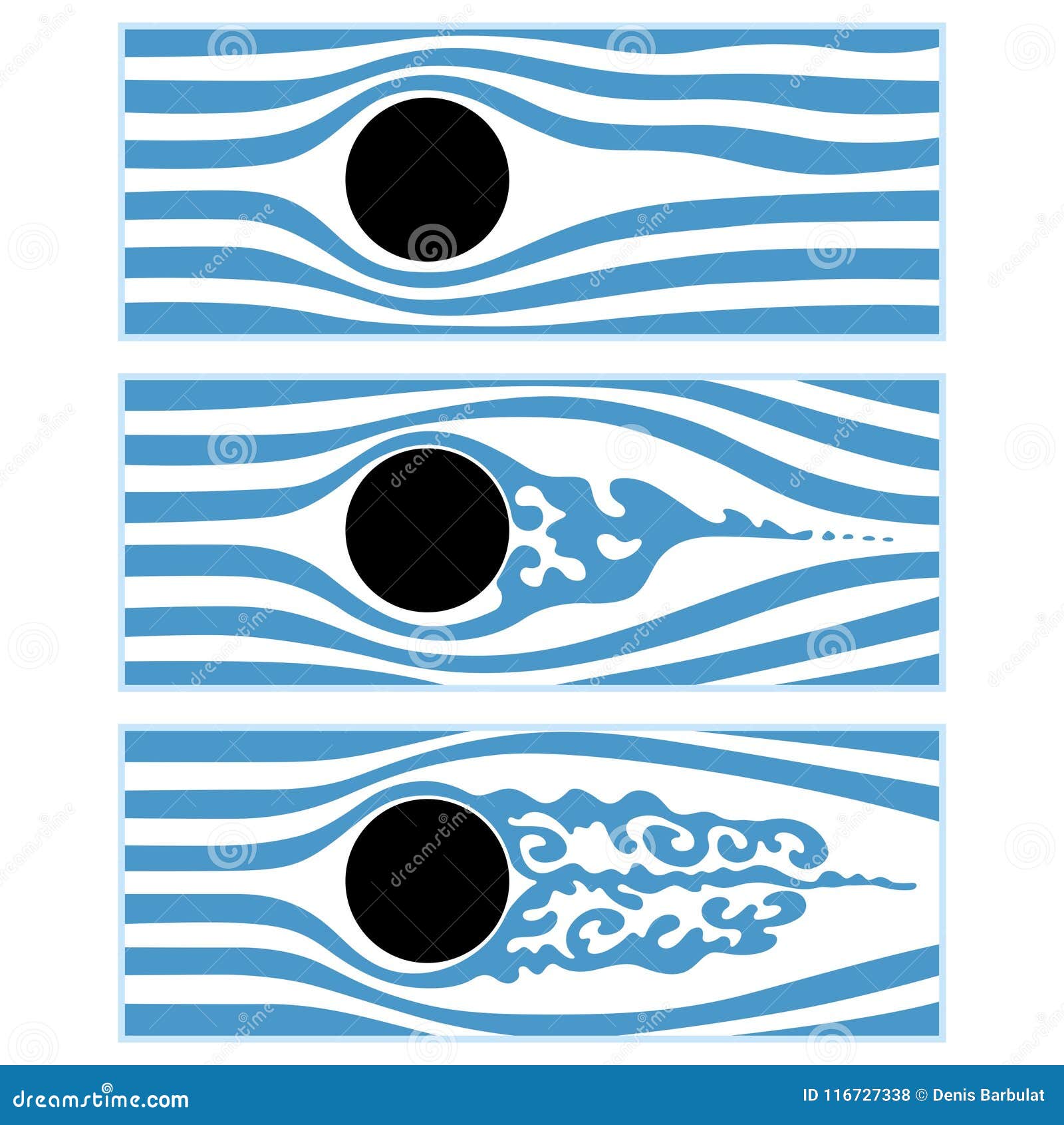 Air Flow Vector Illustration | CartoonDealer.com #116727338