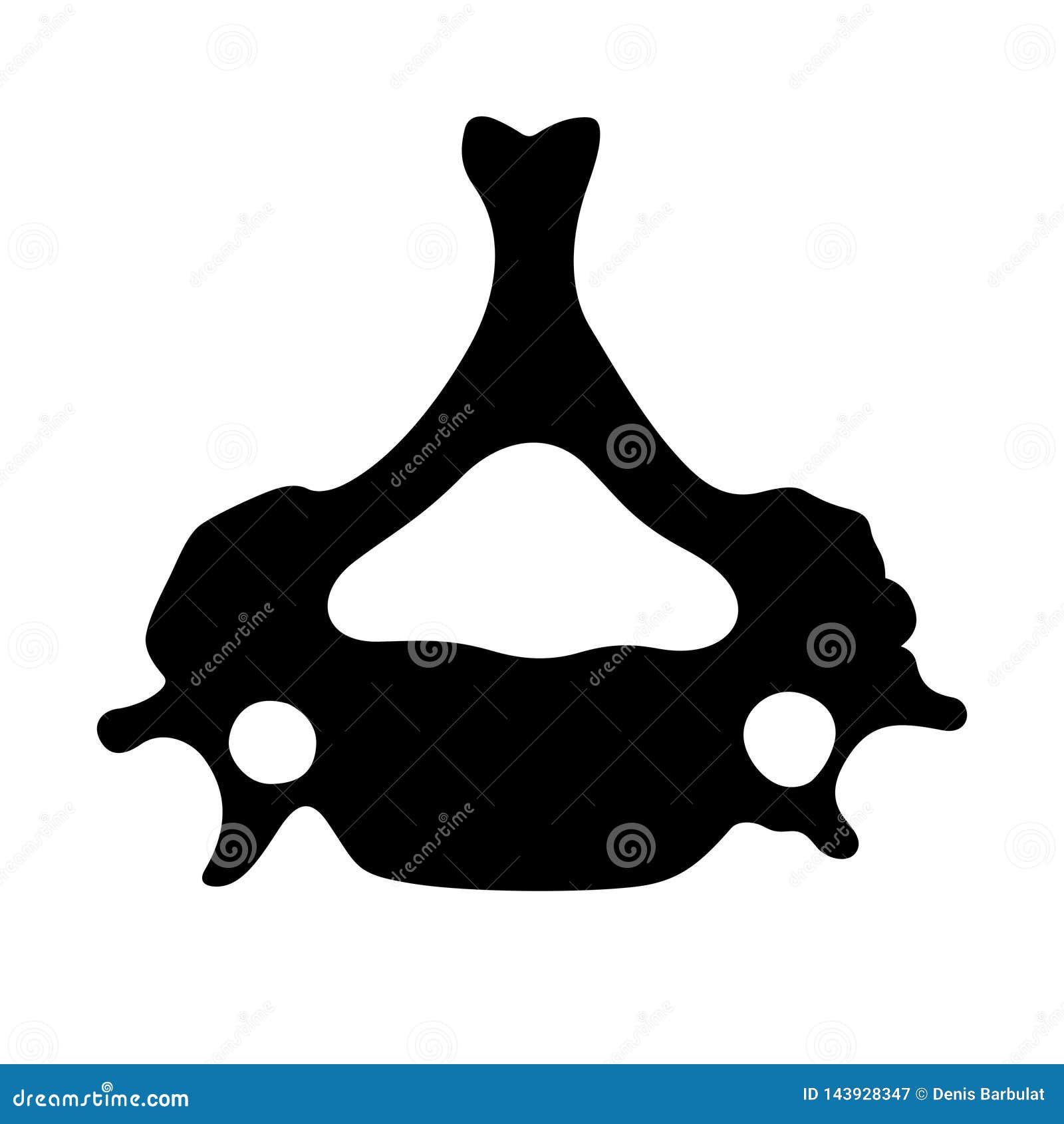 The Axis Bone Royalty-Free Cartoon | CartoonDealer.com #56652944